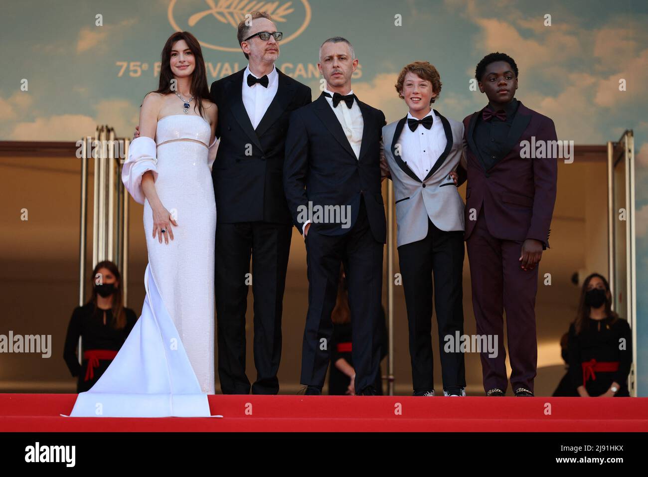 Cannes, France. May 19, 2022, Anne Hathaway, Director James Gray ...