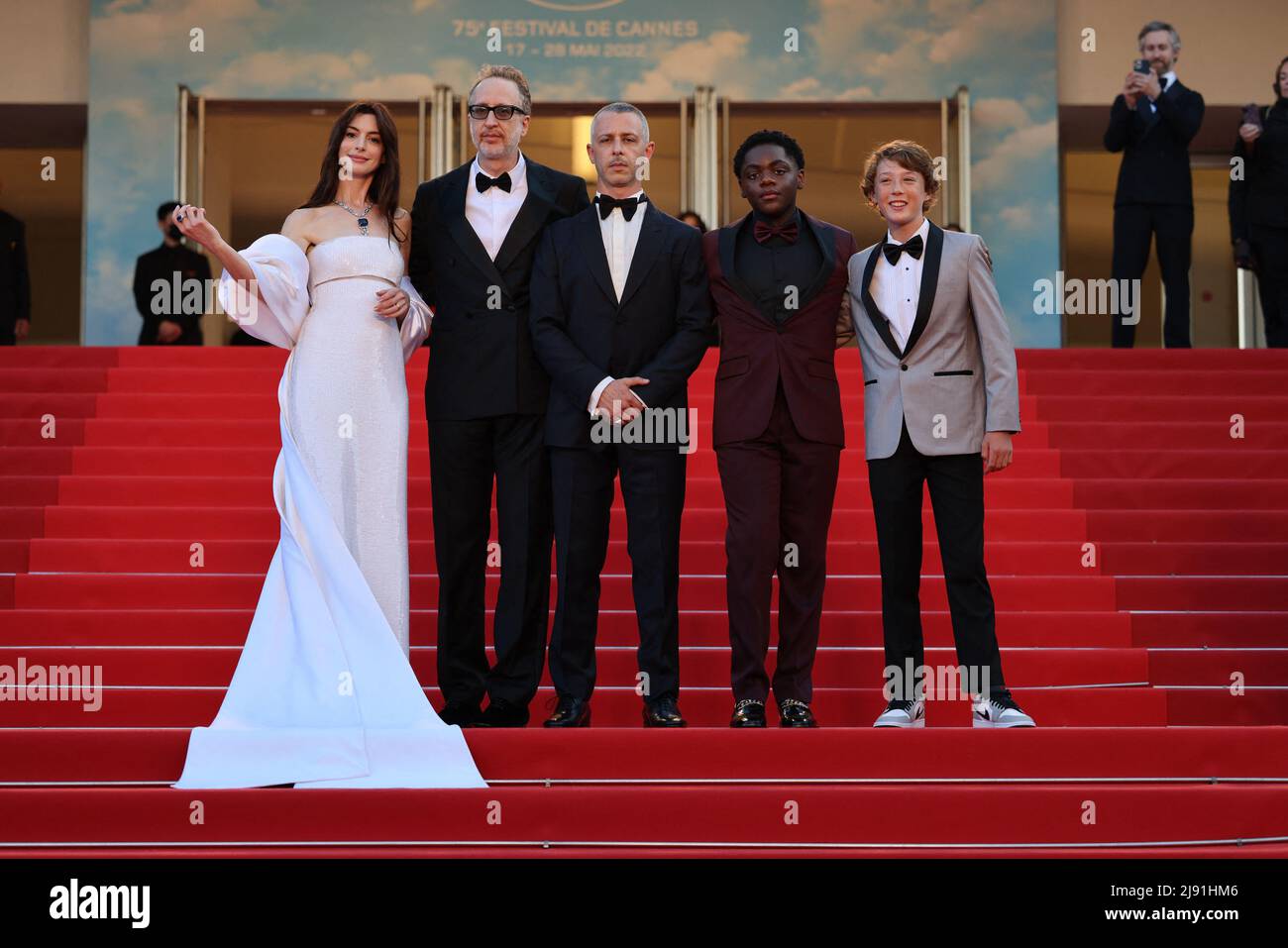 Cannes, France. May 19, 2022, Anne Hathaway, Director James Gray ...