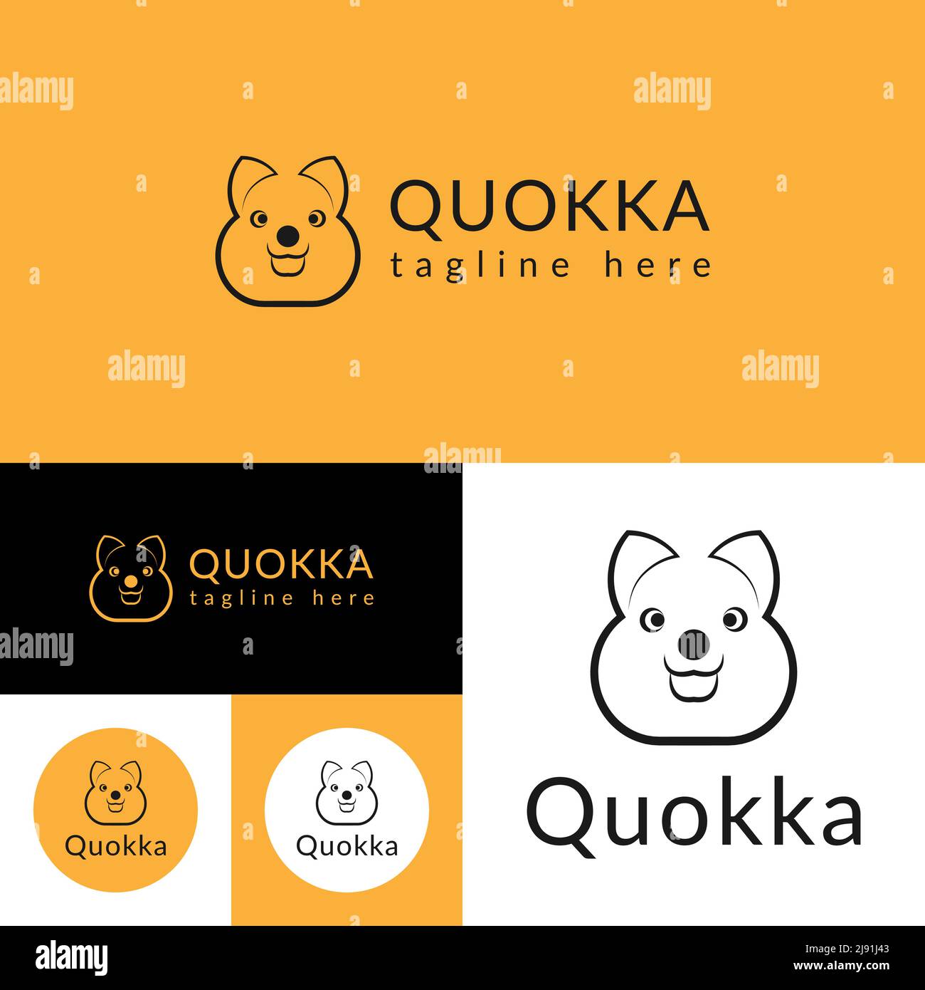 Quokka vector vectors hi-res stock photography and images - Alamy