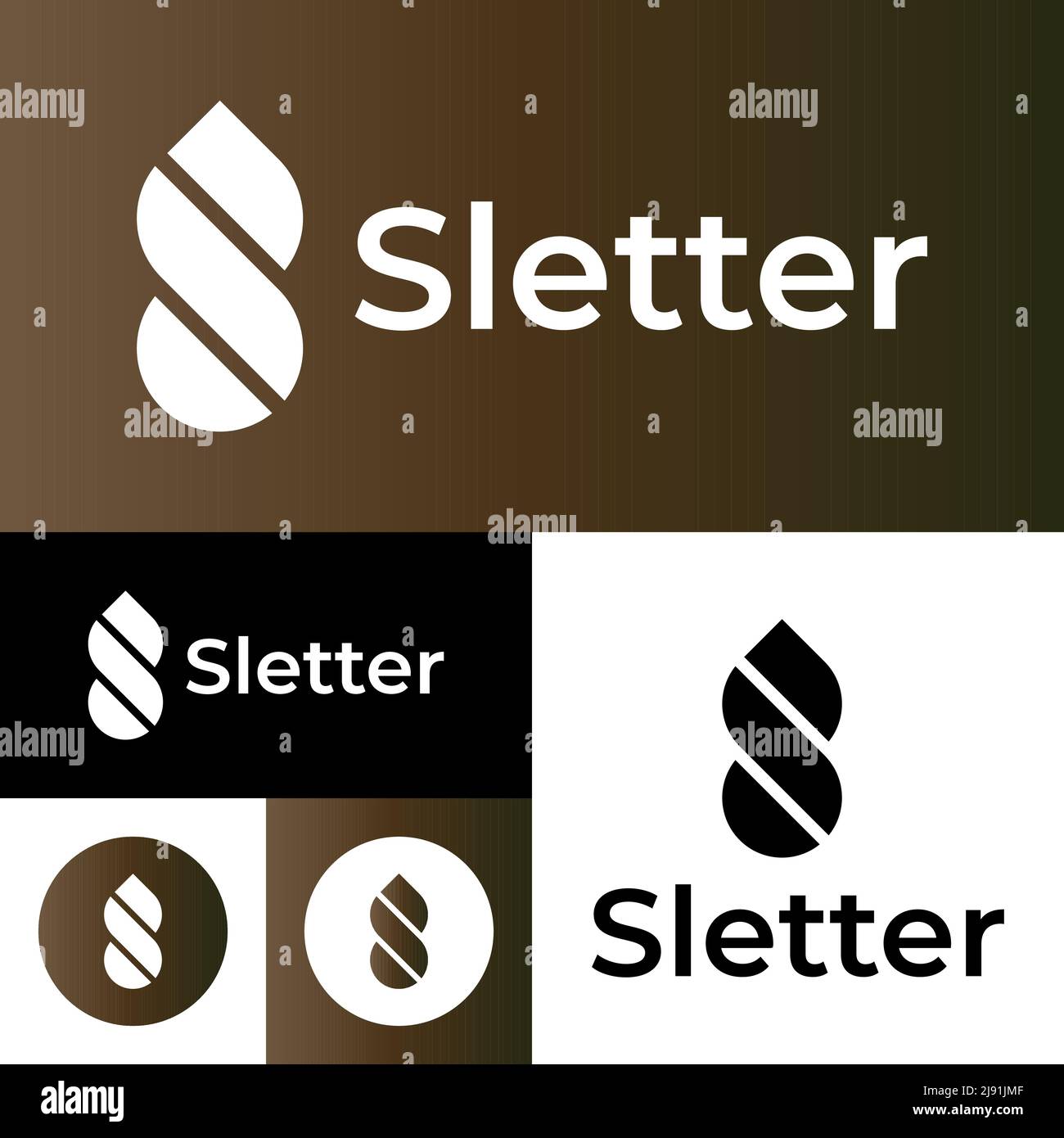 S shape logo Stock Vector Images - Alamy