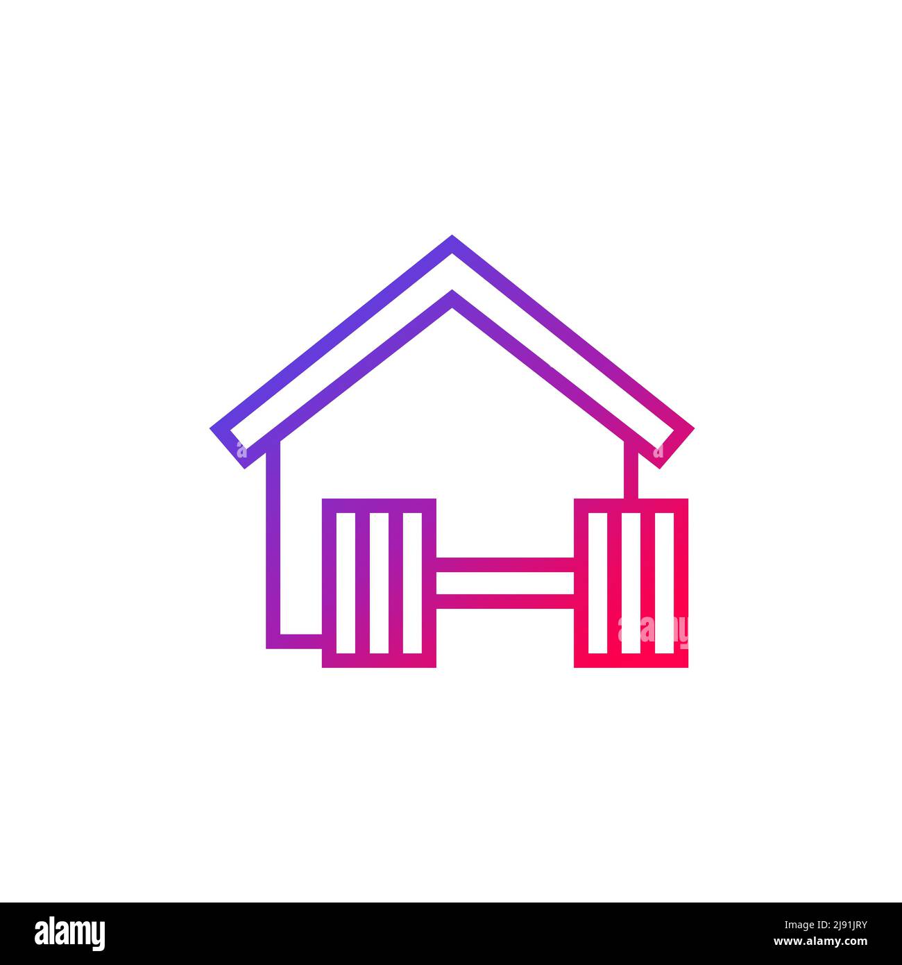 Self isolation training Stock Vector Images - Alamy