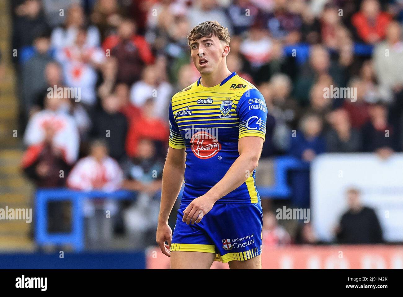 Matty Ashton #5 of Warrington Wolves during the game Stock Photo - Alamy