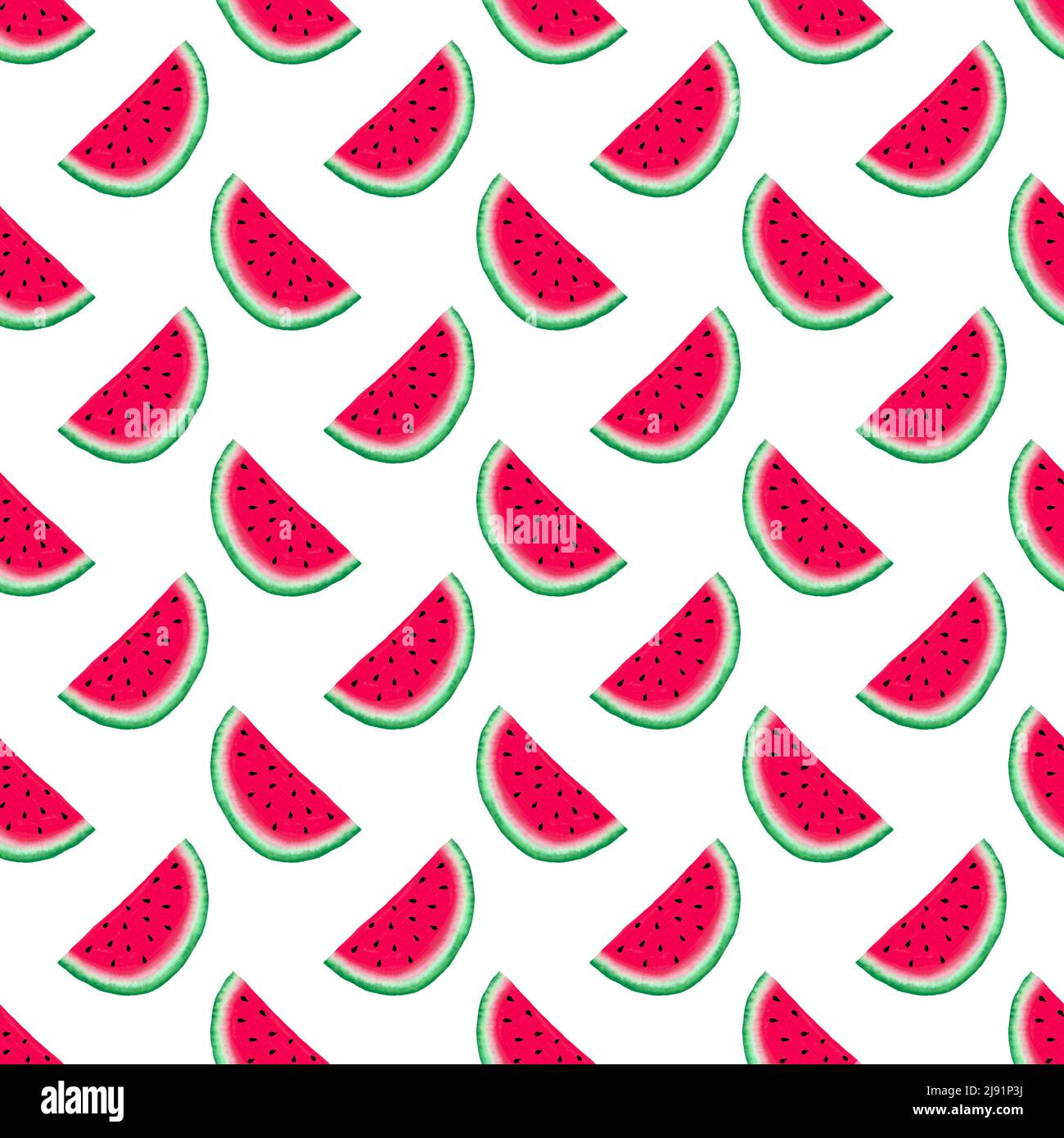Summer fruit seamless watermelon pattern for fabrics and packaging and ...