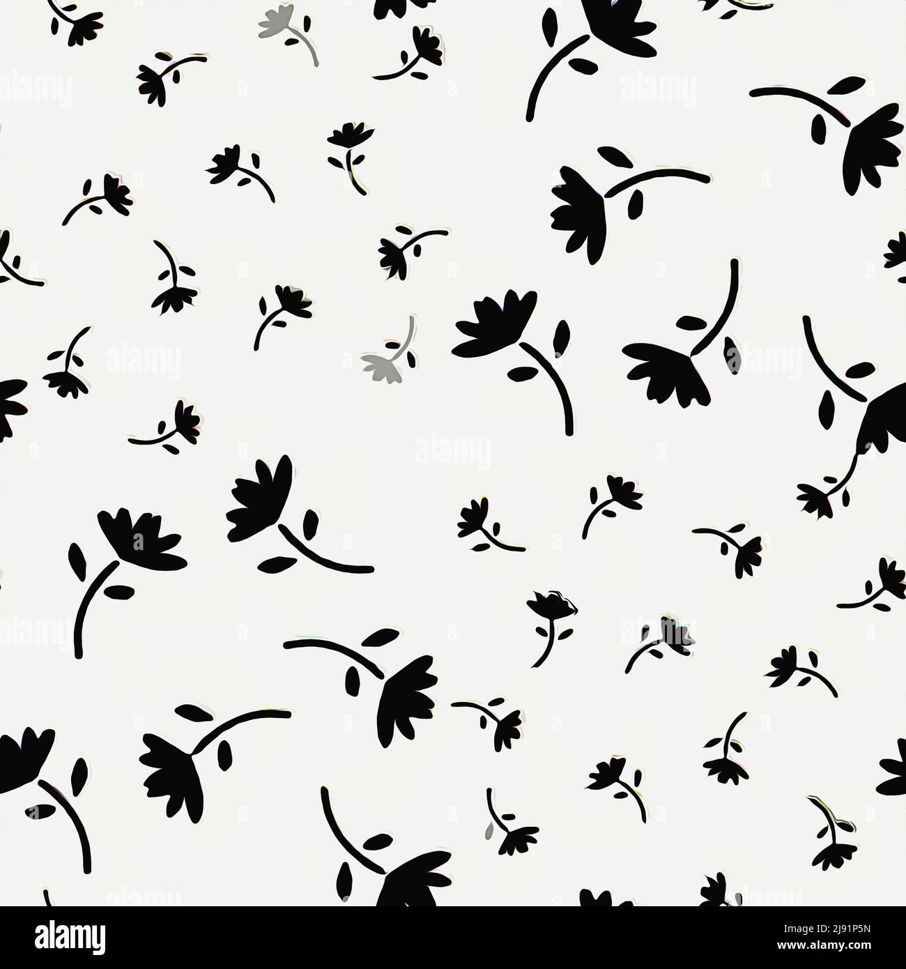 Textile and wallpaper patterns. A printable digital illustration work ...