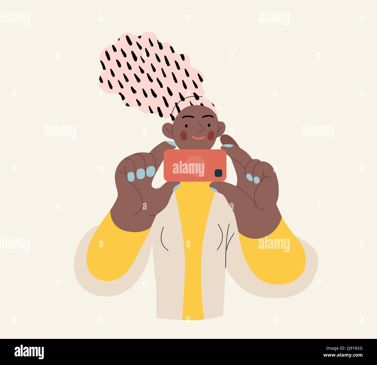 Taking photo photograph snap Stock Vector Images - Alamy