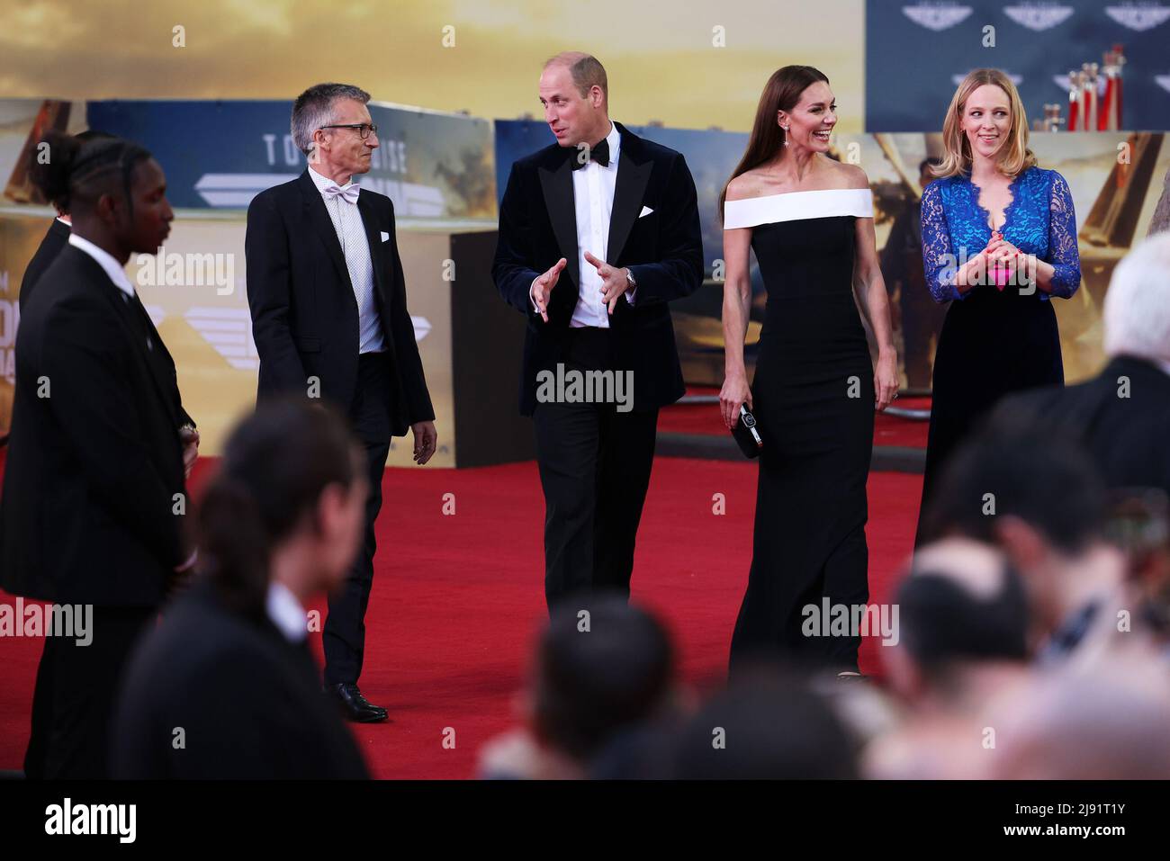 The Duke and Duchess of Cambridge, accompanied by Cameron Saunders ...