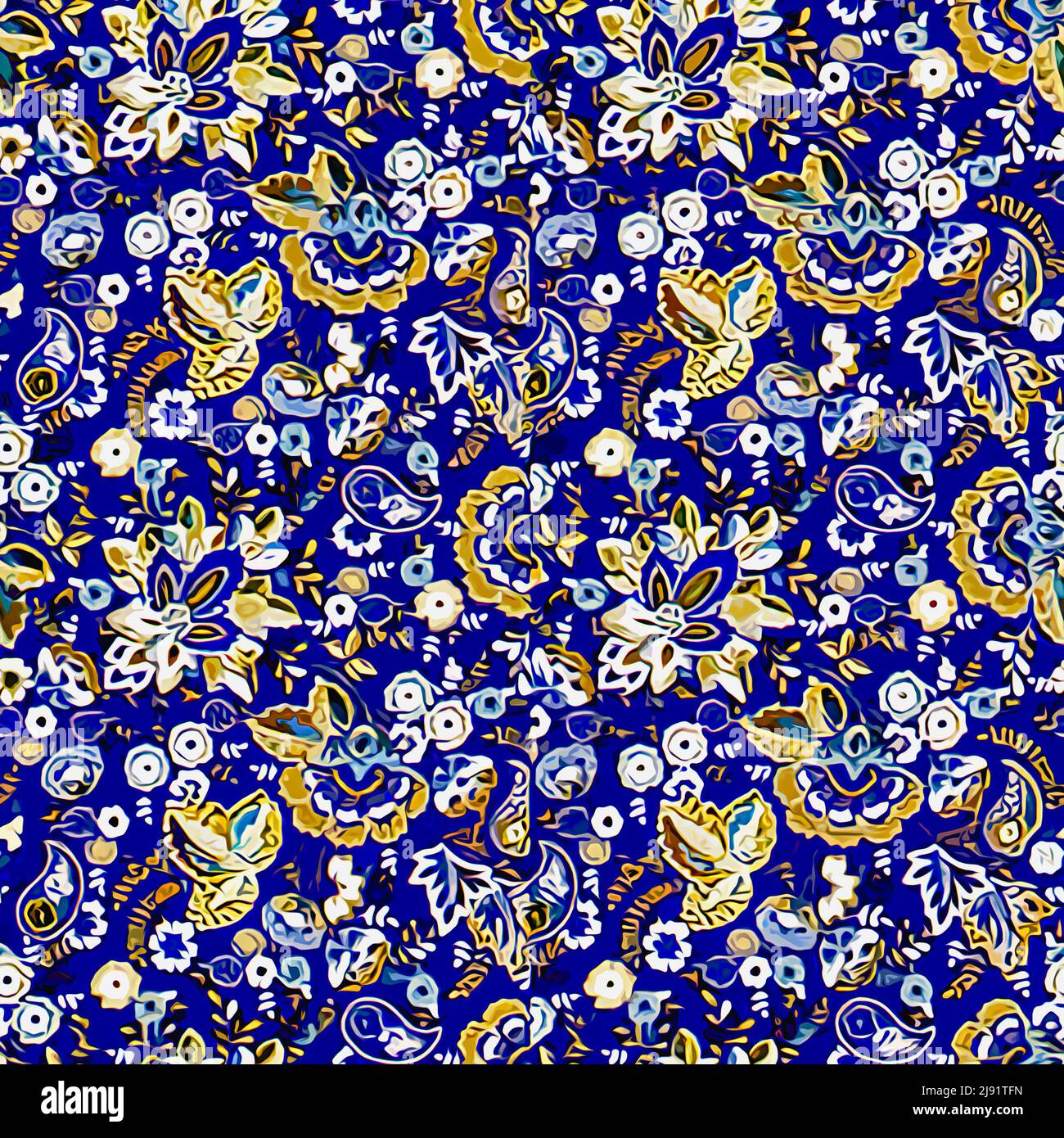 Textile and wallpaper patterns. A printable digital illustration work ...