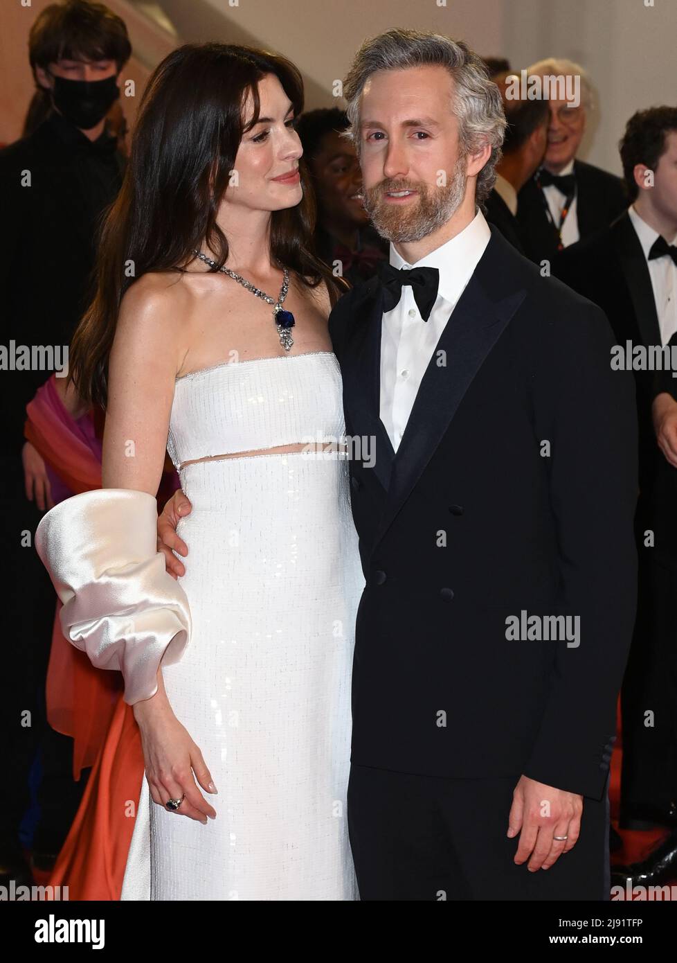 May 19th, 2022. Cannes, France. Anne Hathaway and husband and Adam ...