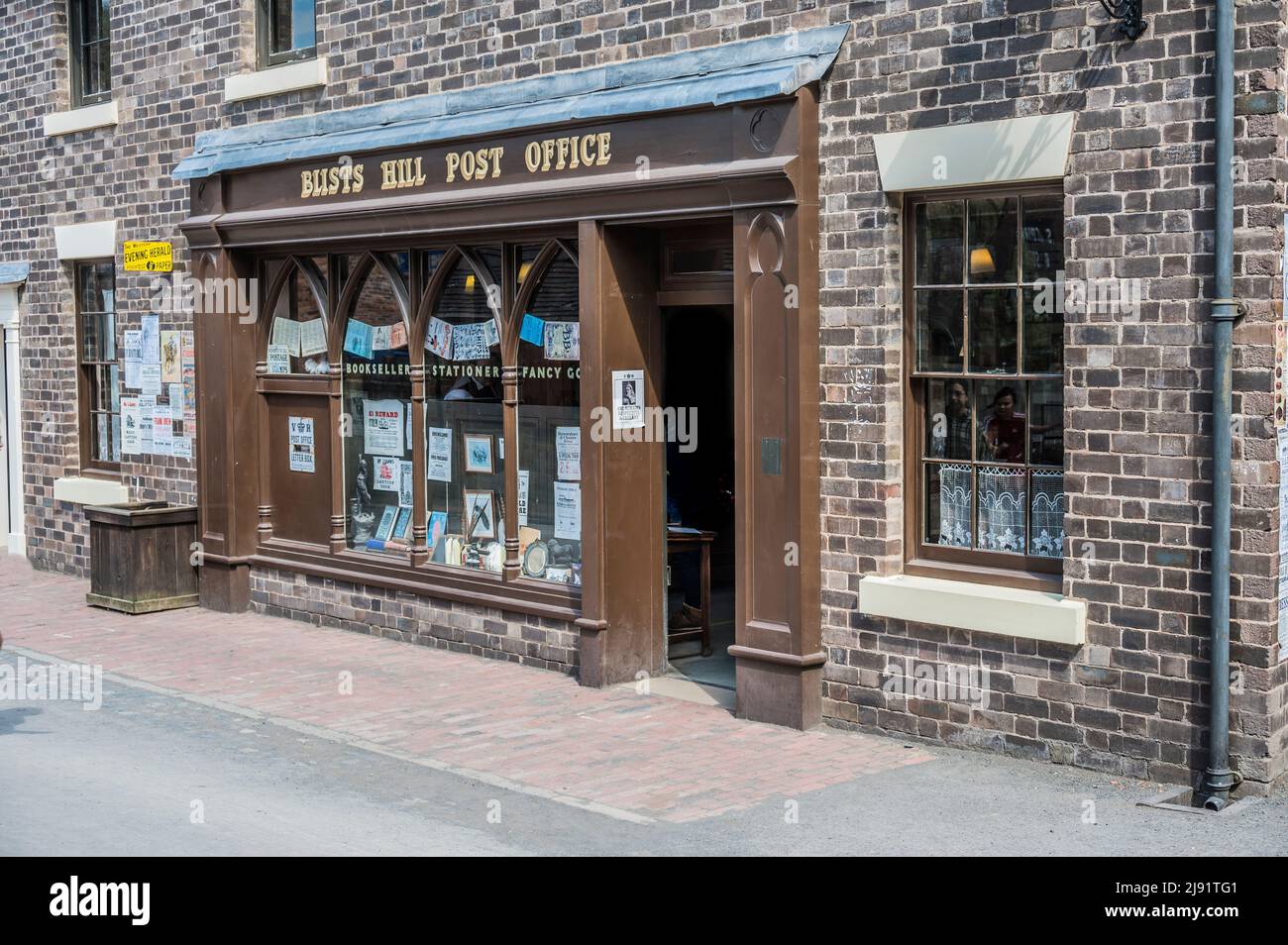 Colourful street scene images of general life of the Post Office during ...
