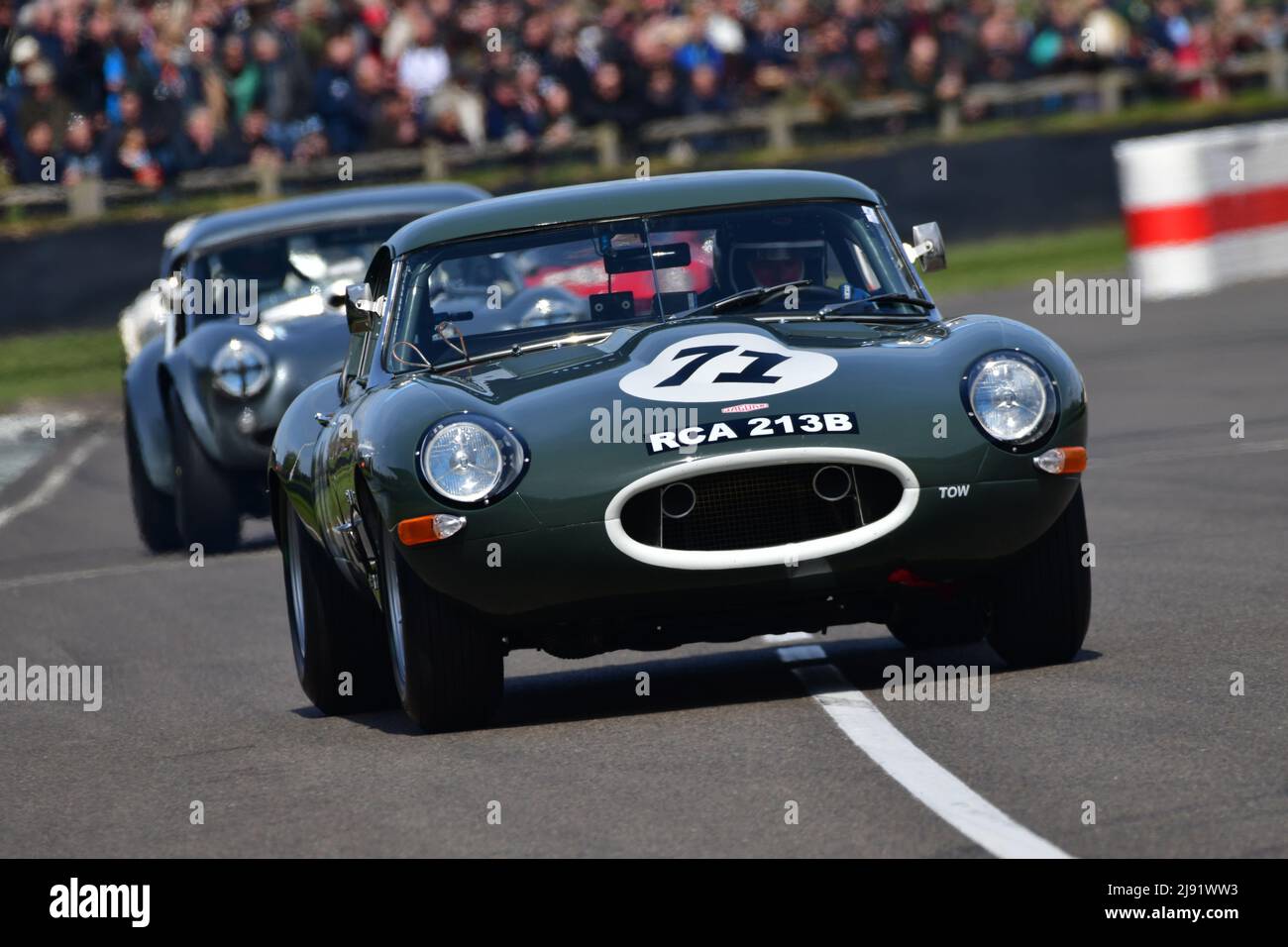 Gaye Vincent, Gordon Shedden, Jaguar E-Type semi-lightweight, Graham ...