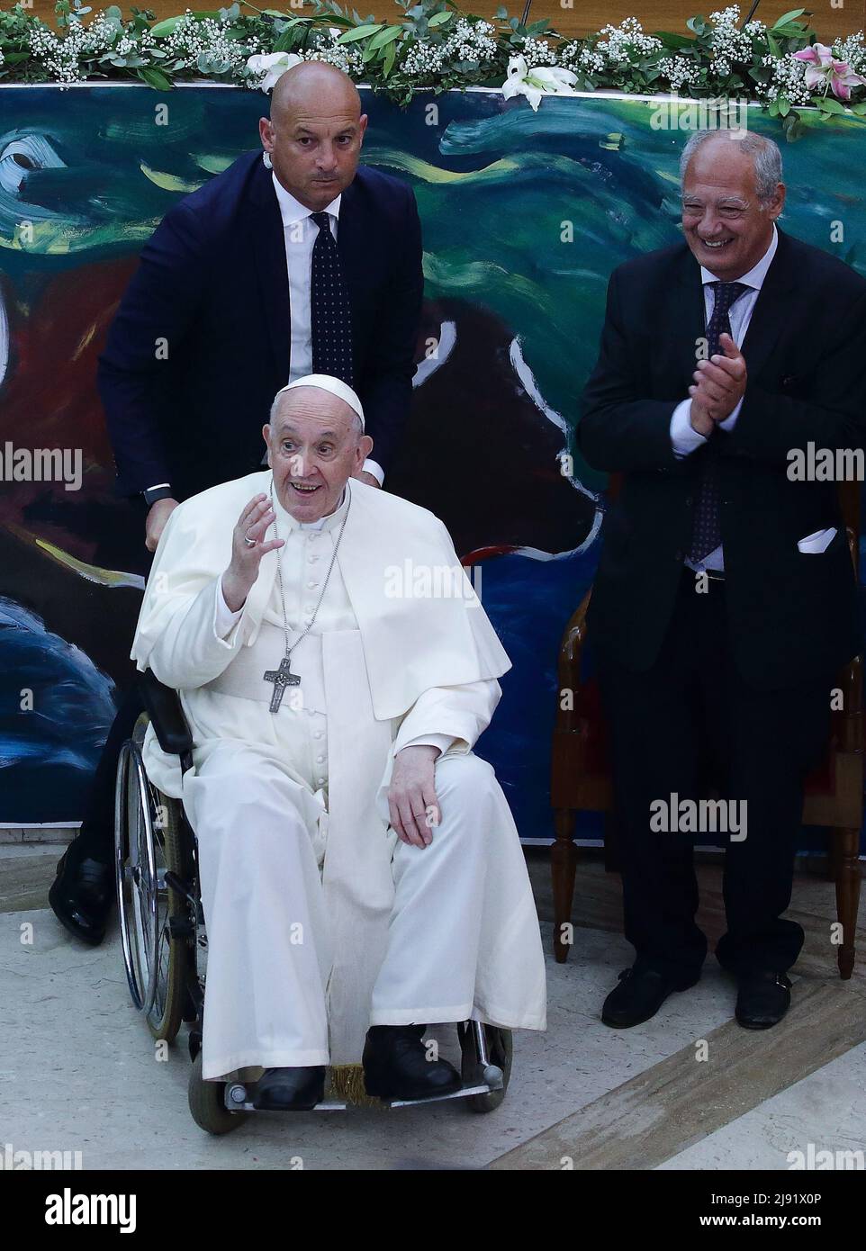 Vatican City, vatican, May 19, 2022 - POPE FRANCIS launches the ...