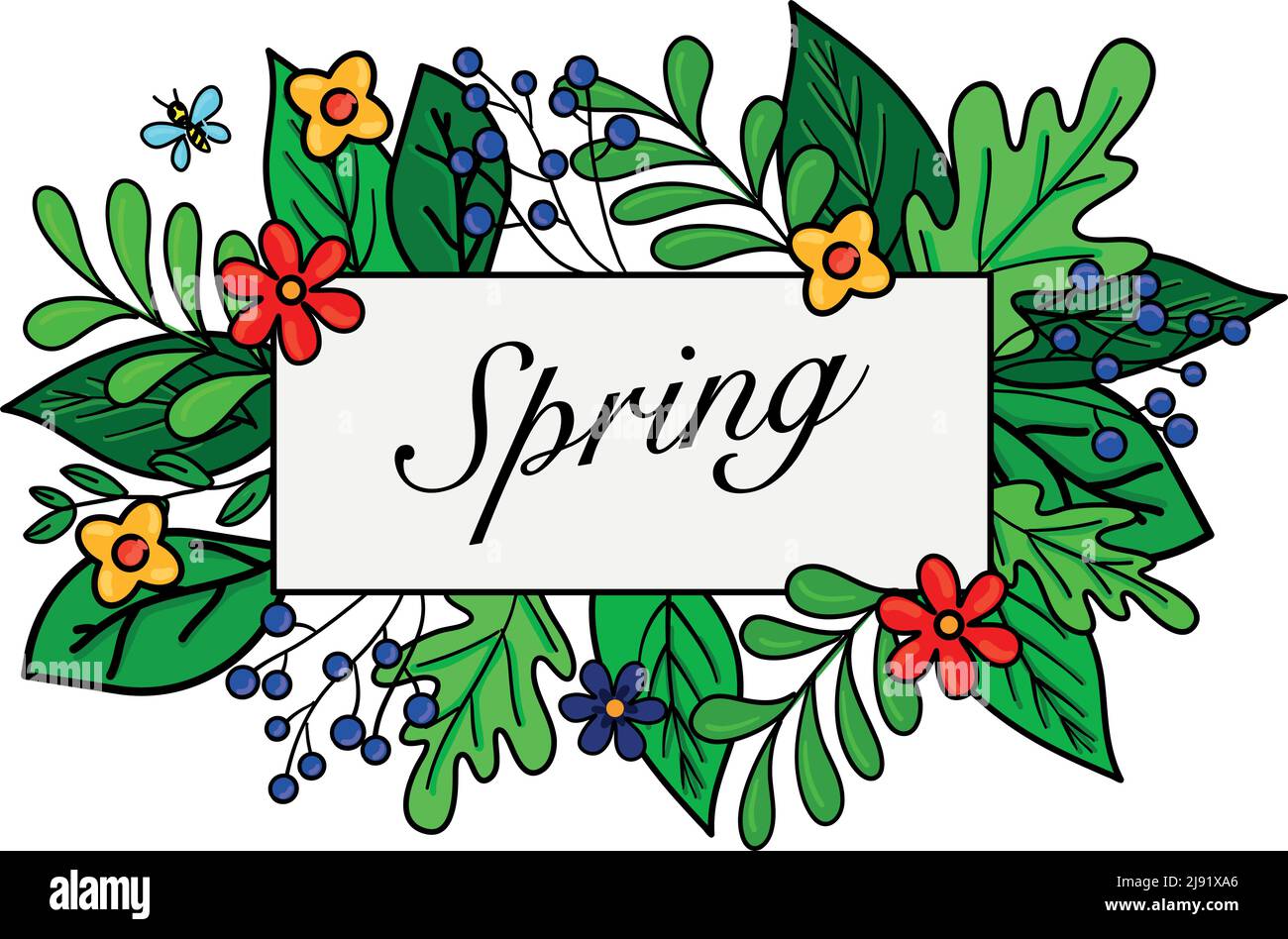 Seasons of Stock Vector Images - Alamy