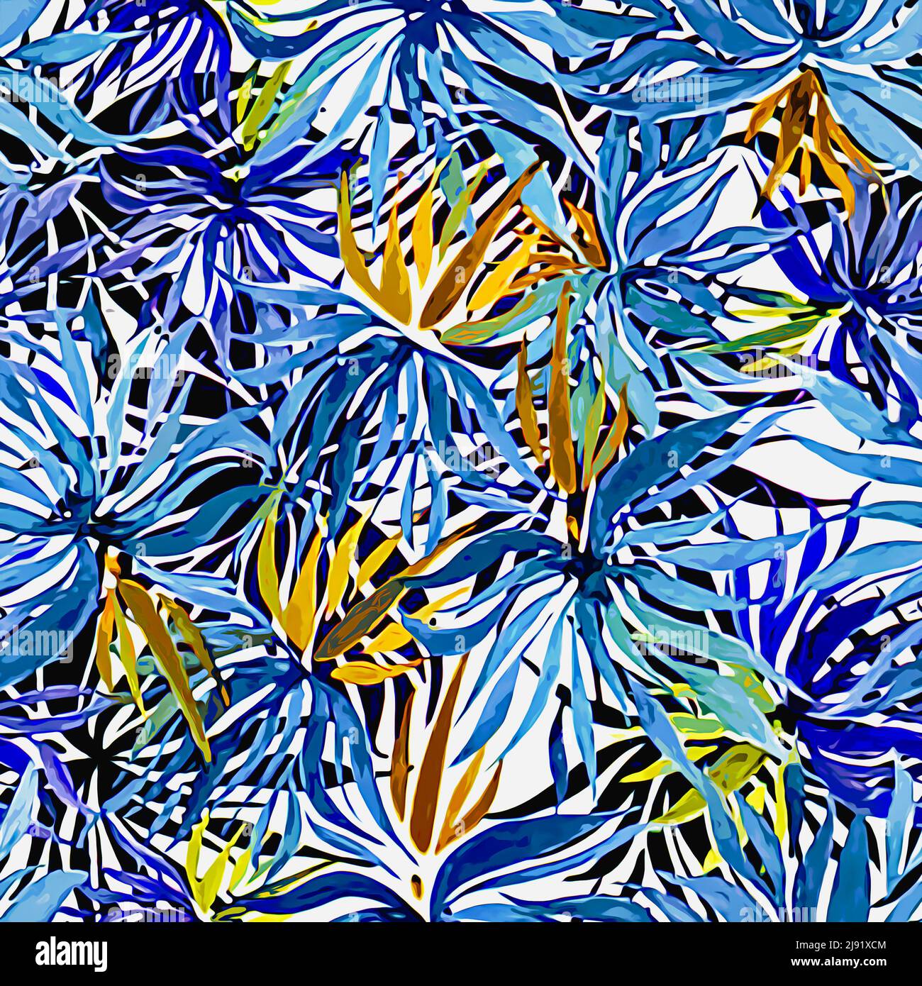 Textile and wallpaper patterns. A printable digital illustration work ...