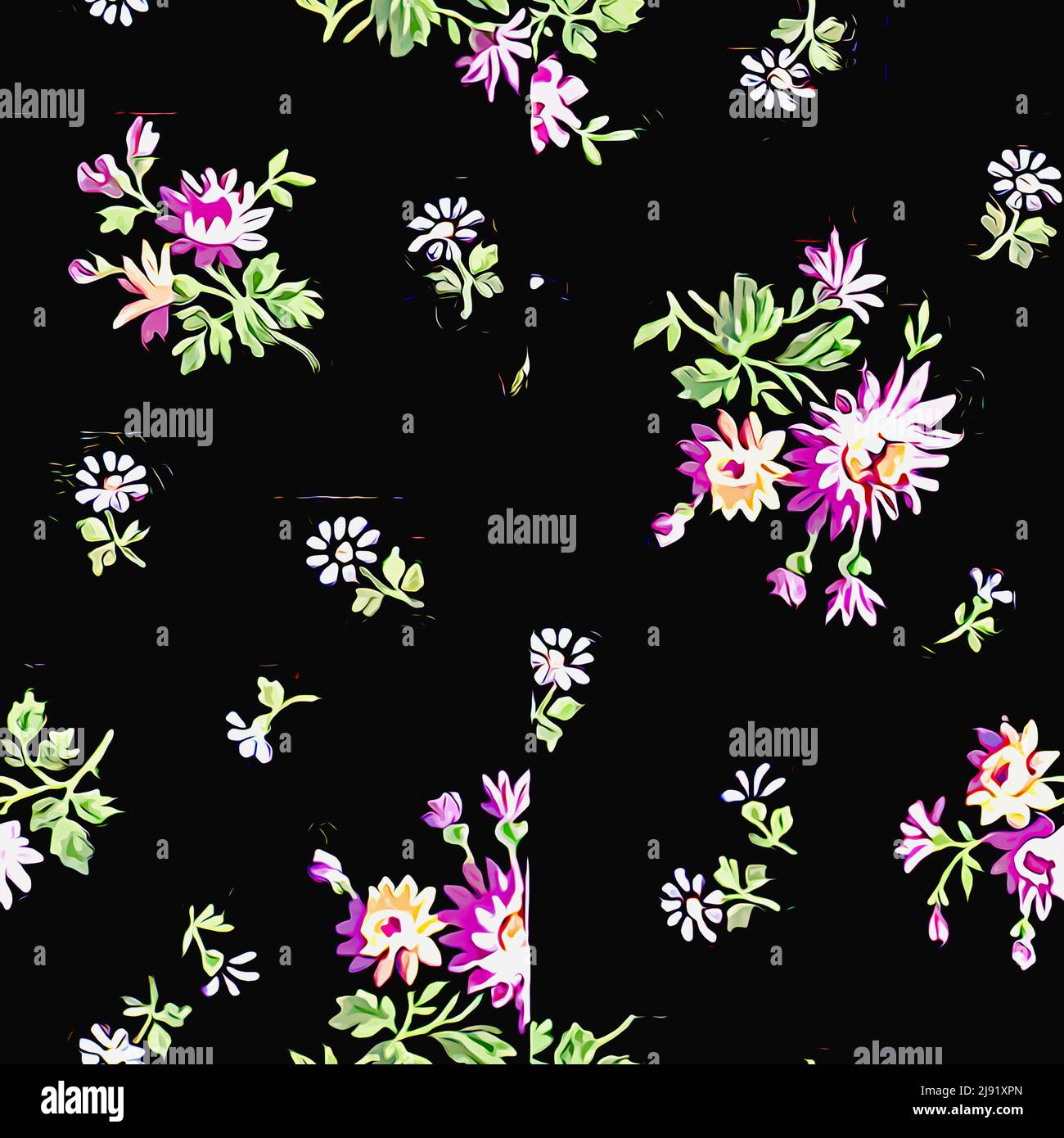 Textile and wallpaper patterns. A printable digital illustration work. Floral Print designs ...