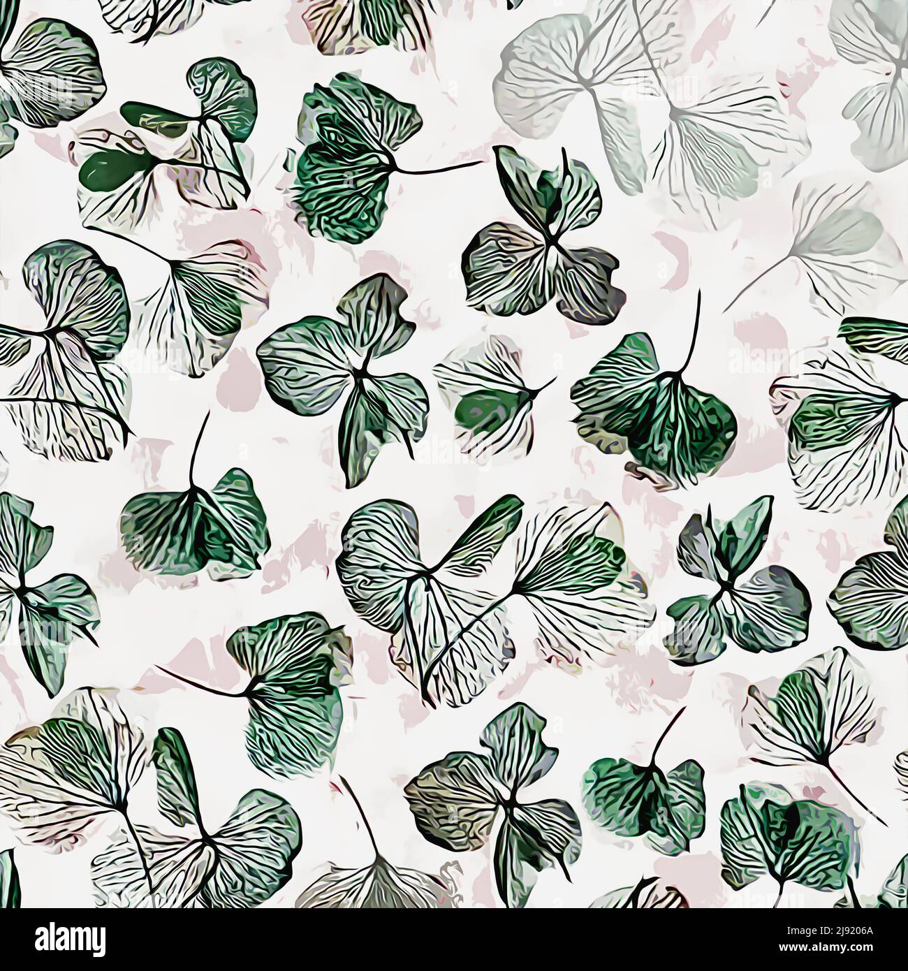 Textile and wallpaper patterns. A printable digital illustration work ...