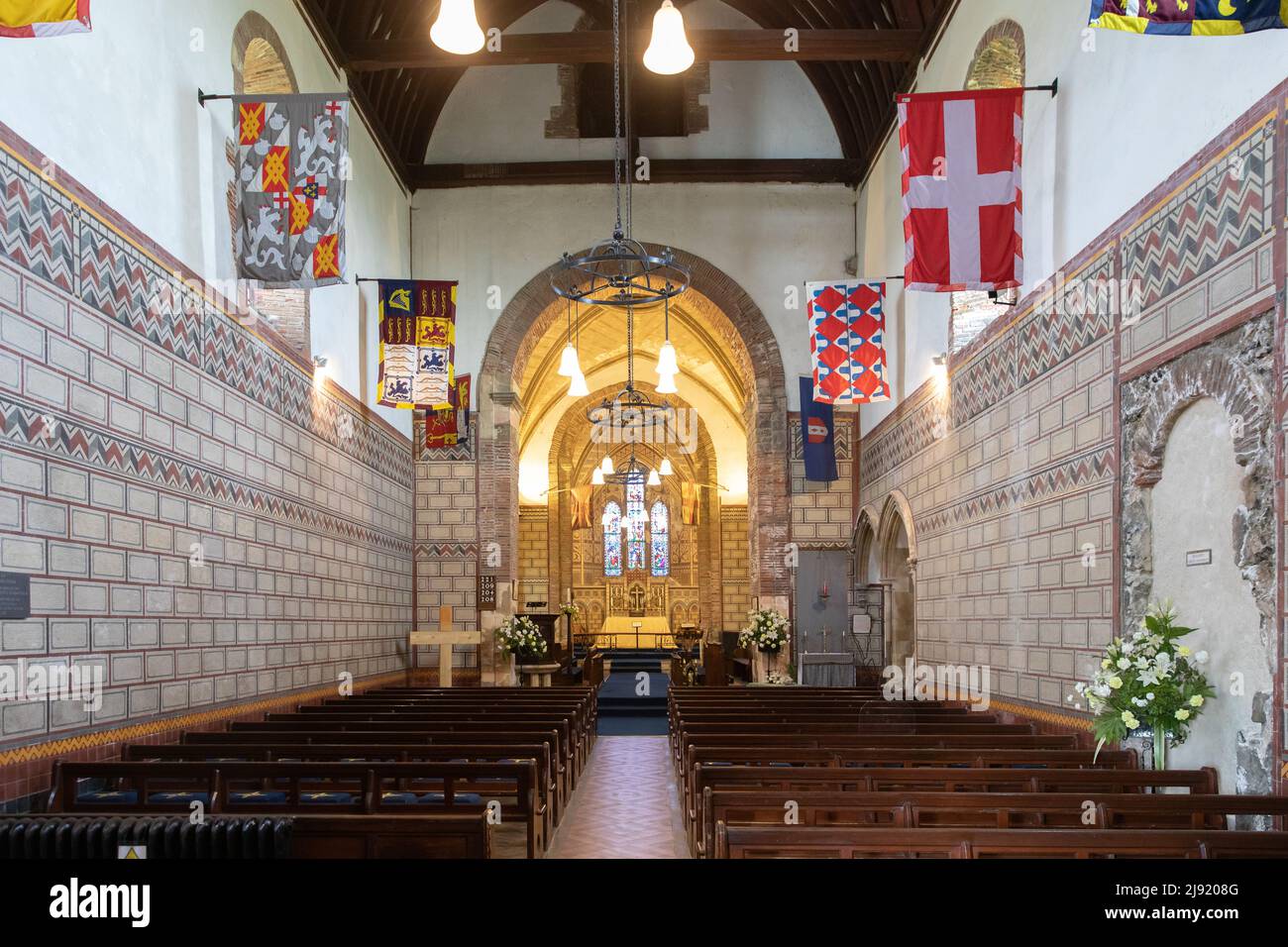 The Church of St Mary in Castro, Dover Castle, Kent, Uk Stock Photo - Alamy