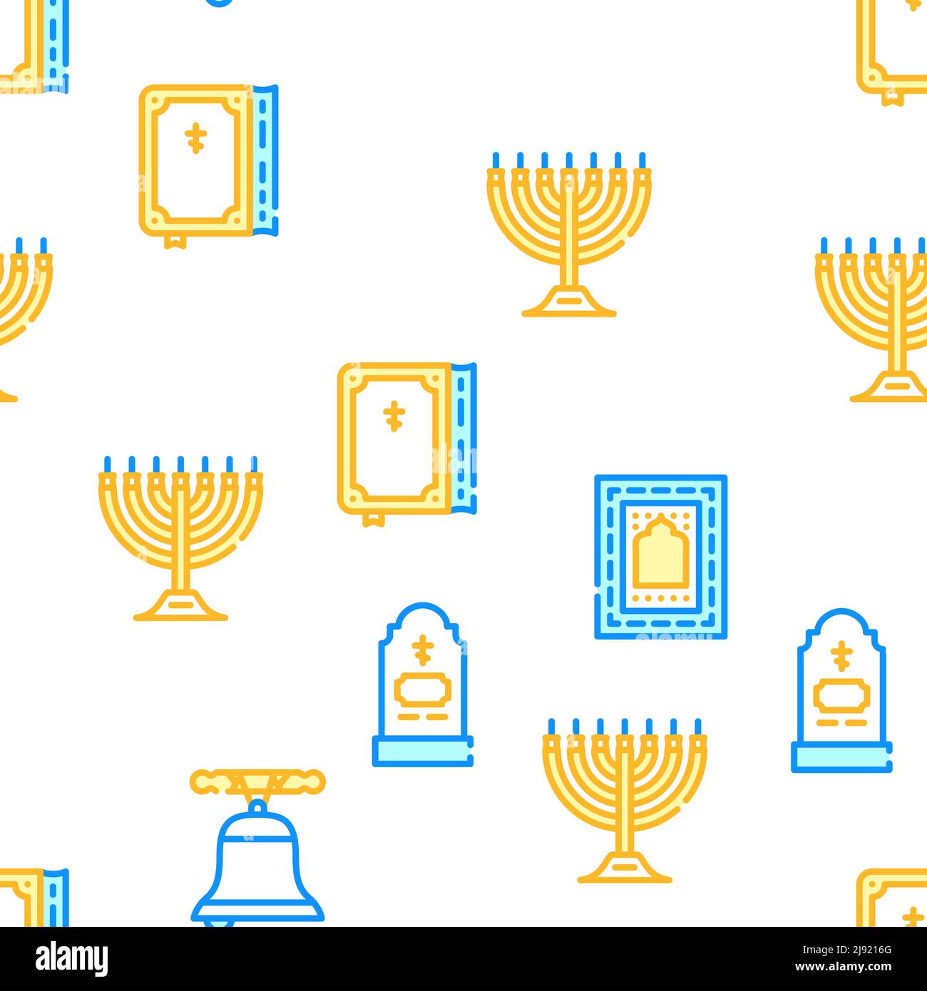 Religion Holy Praying Vector Seamless Pattern Stock Vector Image & Art ...