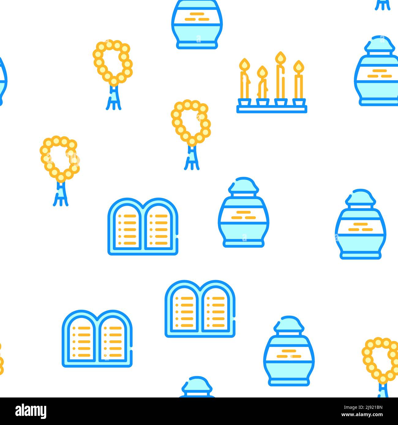 Religion Holy Praying Vector Seamless Pattern Stock Vector Image & Art ...