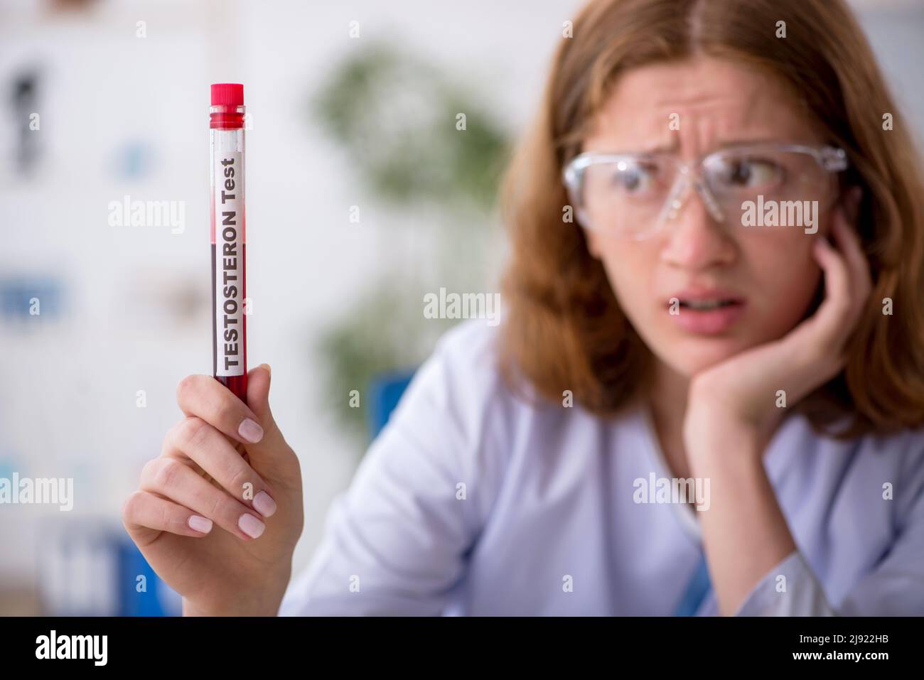Girl collecting sample hi-res stock photography and images - Alamy