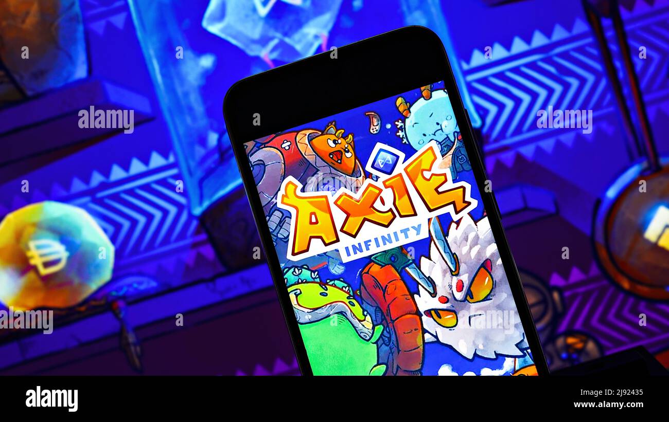 Axie Infinity editorial. Illustrative photo for news about Axie ...