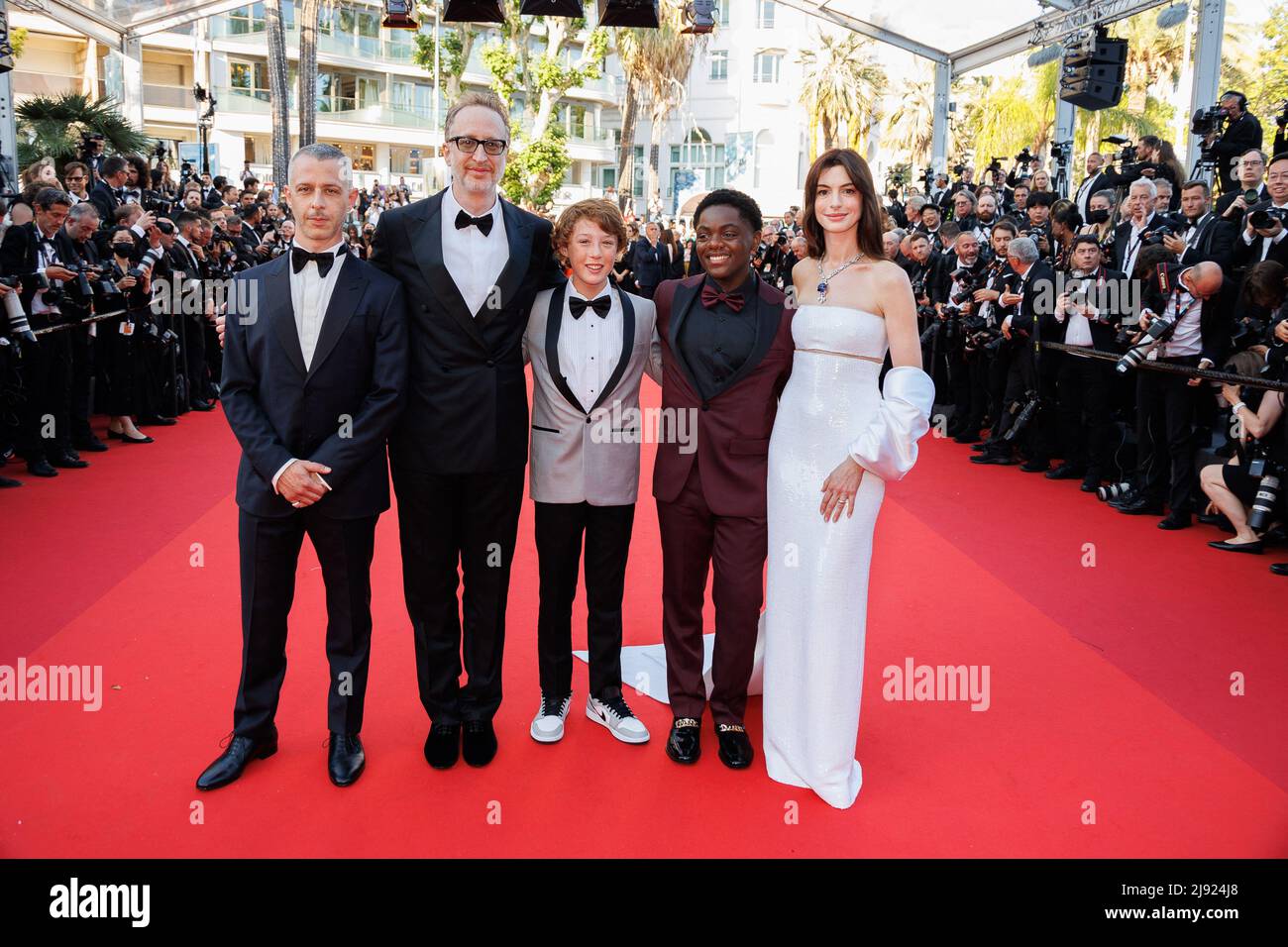 Cannes, France. May 19, 2022, Anne Hathaway, Director James Gray ...