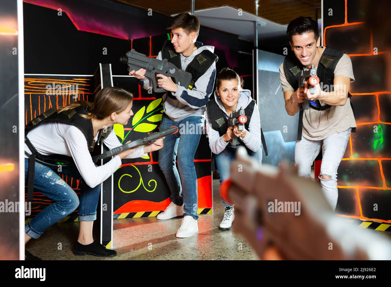 Lasertag arena hi-res stock photography and images - Alamy
