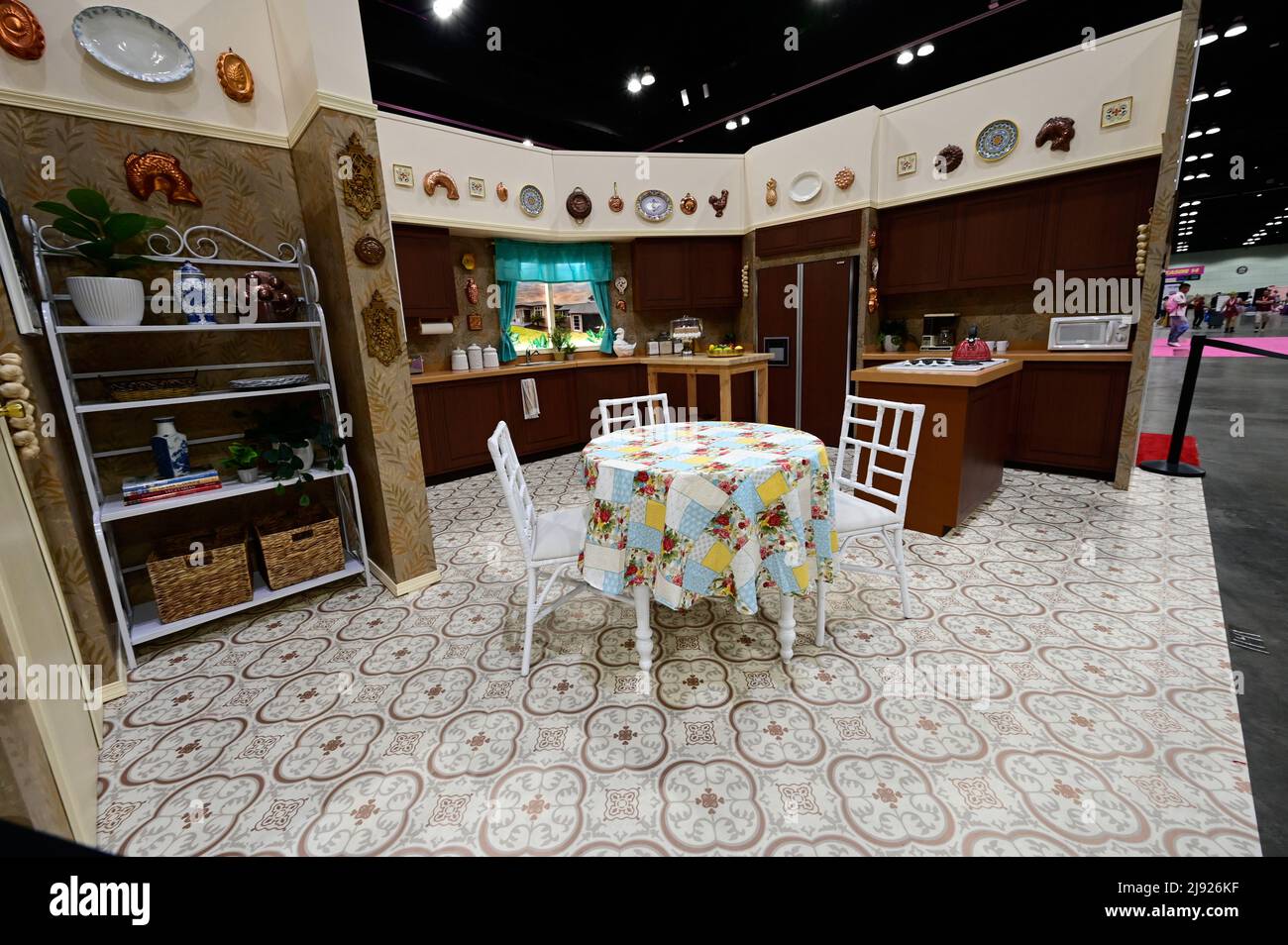 Golden Girls booth during the 2022 RuPaul DragCon, Day 3, held at the ...