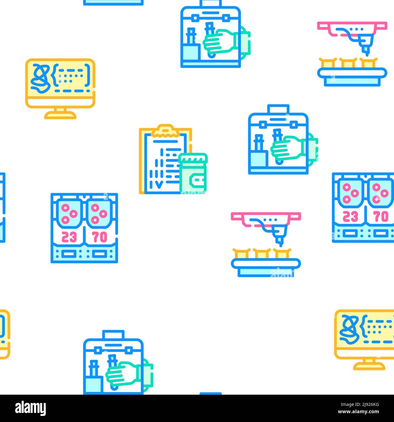 Vaccine Production Vector Seamless Pattern Stock Vector Image & Art - Alamy