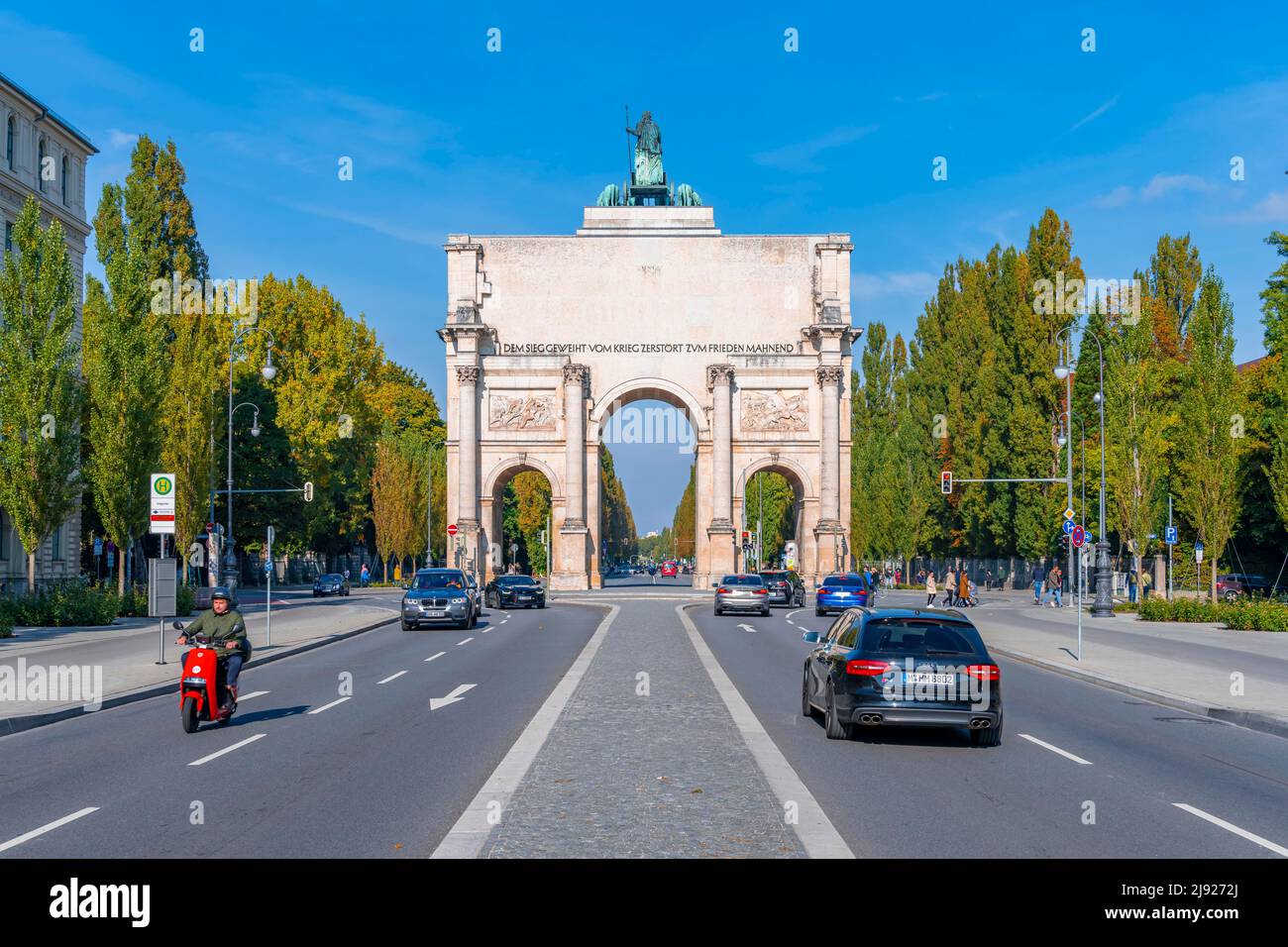 Siegestor, Munich, Bavaria, Germany Stock Photo - Alamy