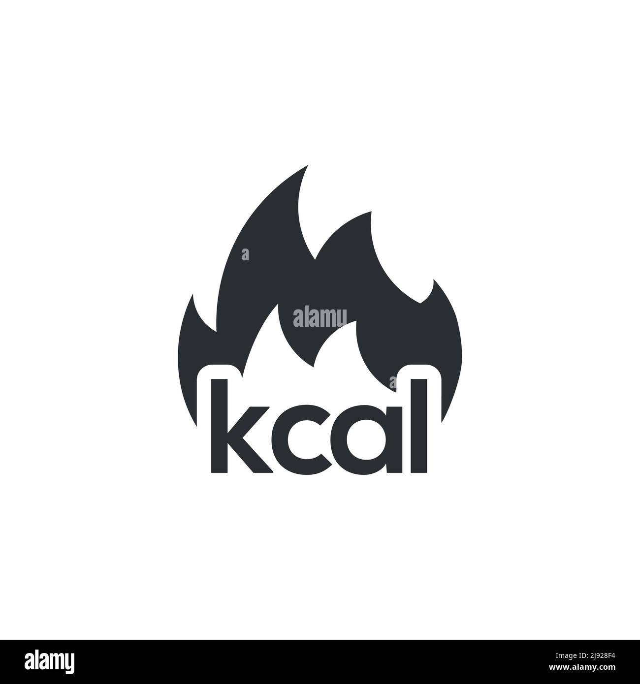 Energy fat burn kcal fire icon. Kilocalorie hot logo vector weight ...