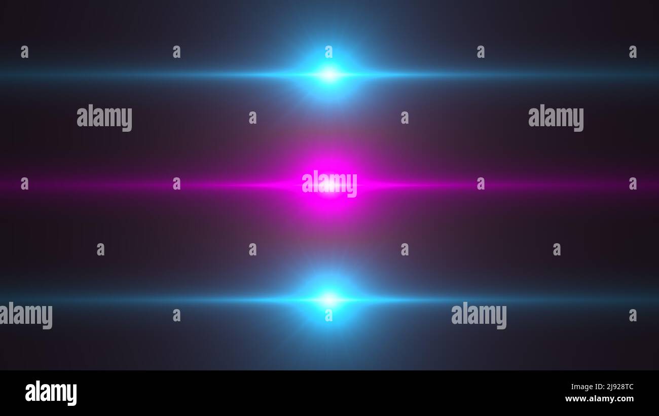 Fractal rays with glowing impulse lights. Computer generated 3d render ...