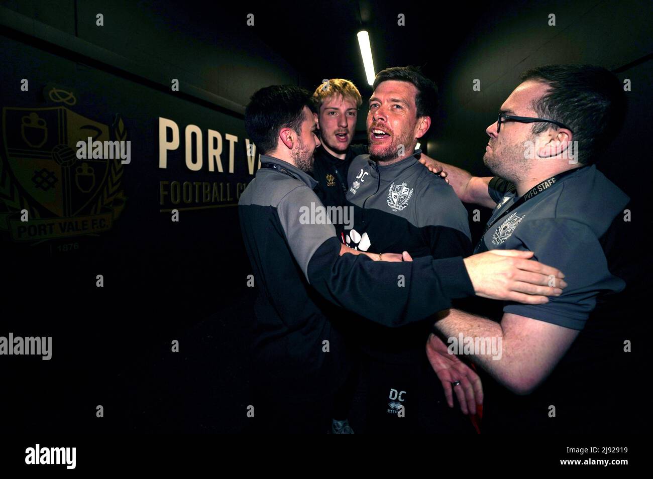 Darrell clarke celebrates hi-res stock photography and images - Alamy