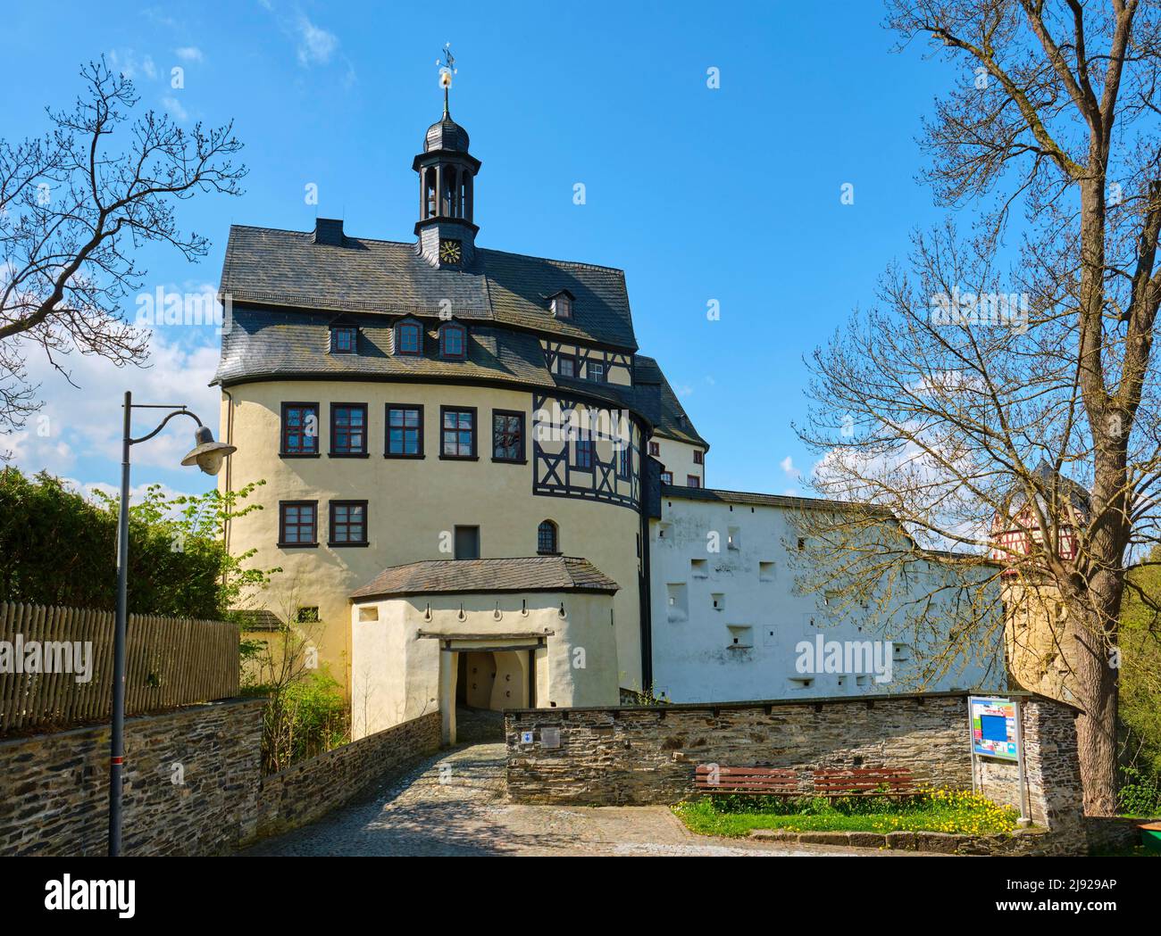 Burgk castle burgk thuringia germany hi-res stock photography and ...