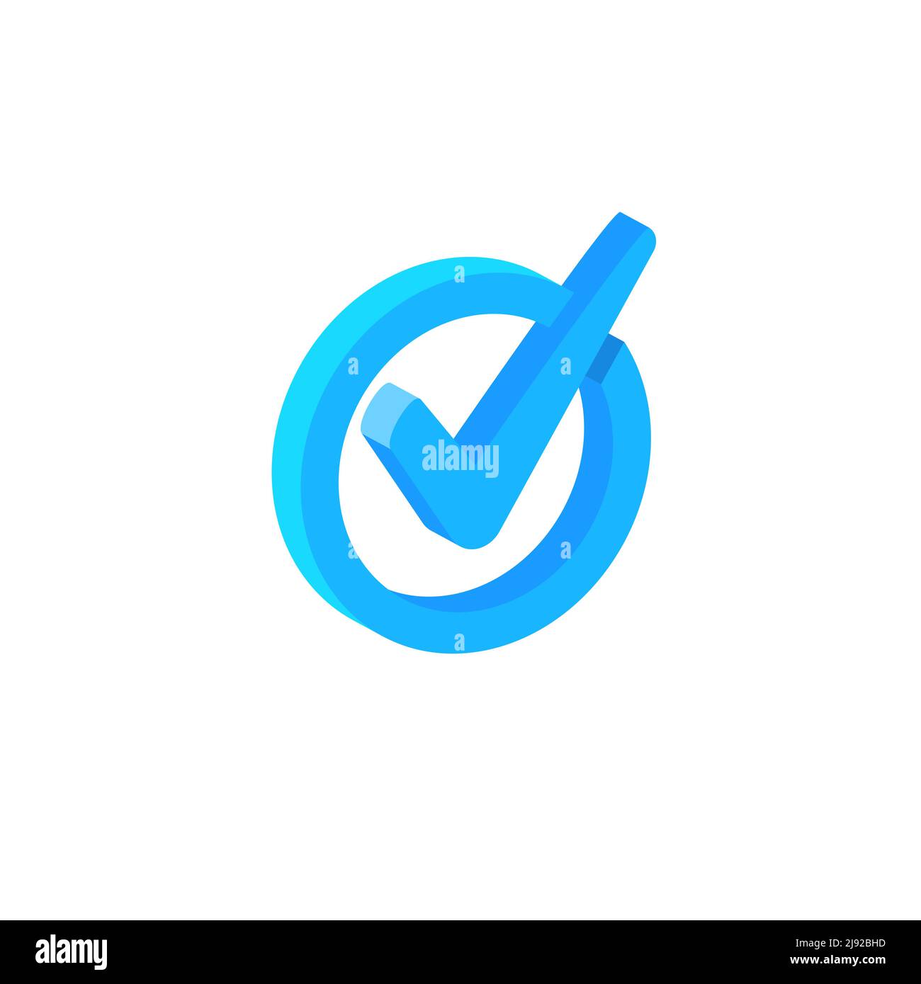 3d checkmark tick icon. Checklist success button correct agree app 3d ...