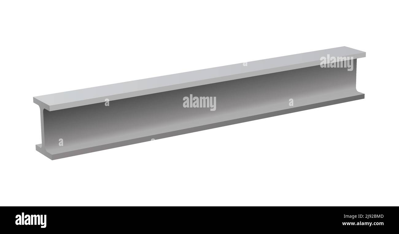 Metal steel rolled rail block construction girder material. Metal steel ...