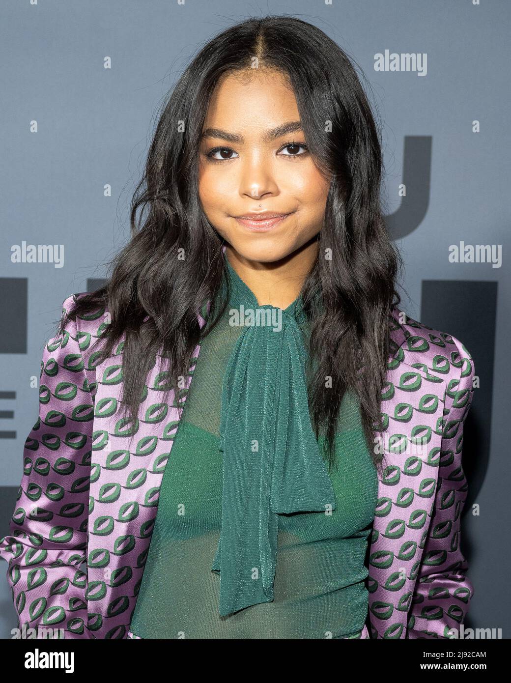 New York, US, May 19, 2022. Navia Robinson attends The CW Networks’s ...