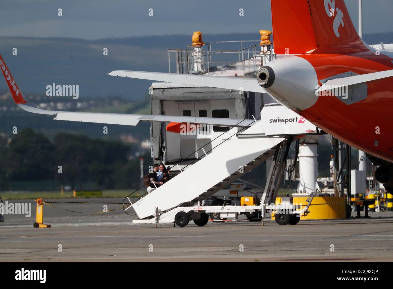 Easy Jet Glasgow Airport Stock Photo - Alamy