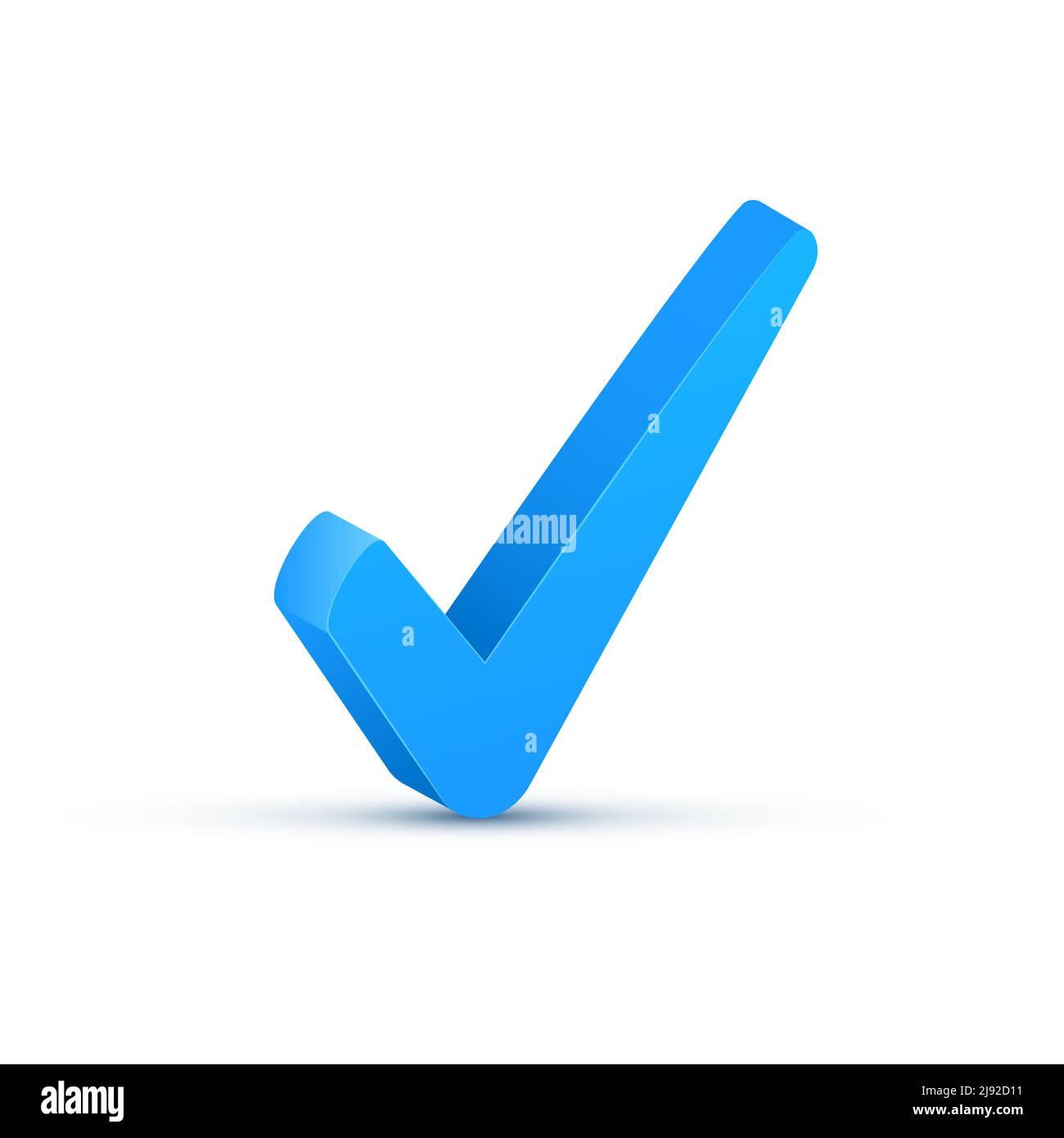 3d checkmark tick icon. Checklist success button correct agree app 3d ...