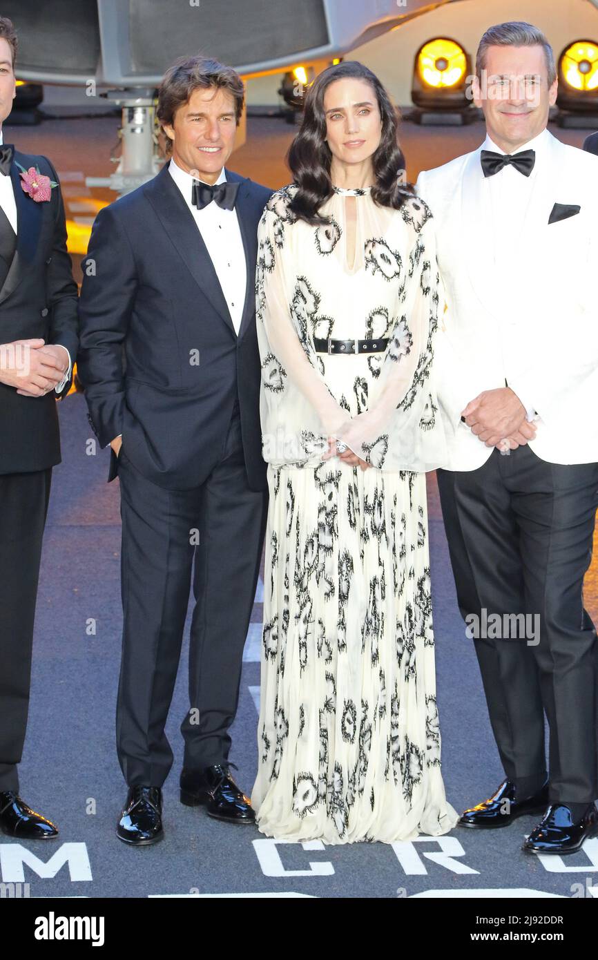Tom Cruise and Jennifer Connolly, Top Gun: Maverick Royal Film ...