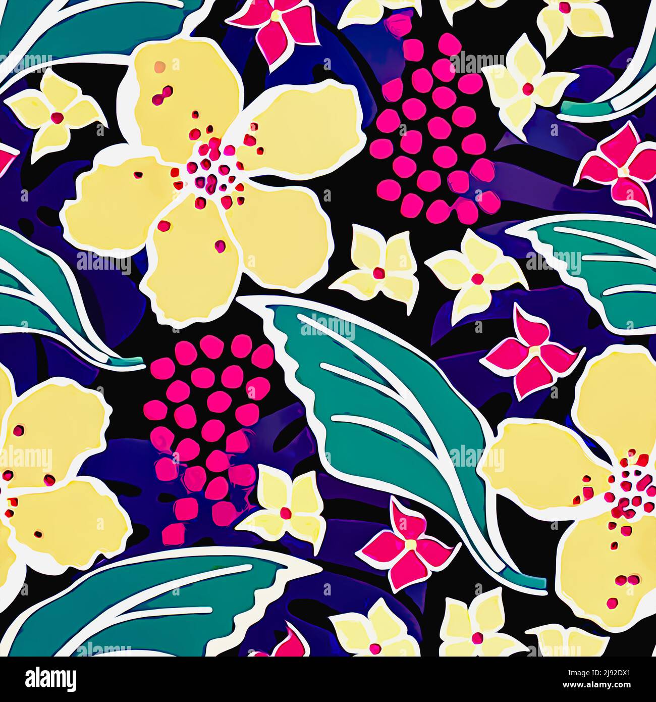 Textile and wallpaper patterns. A printable digital illustration work ...
