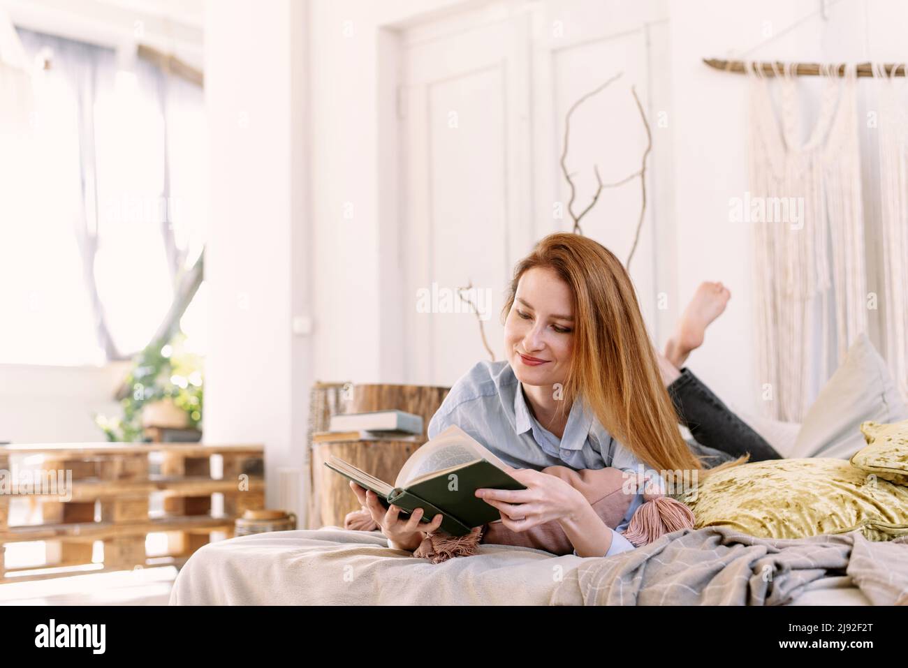 Boho style room hi-res stock photography and images - Alamy