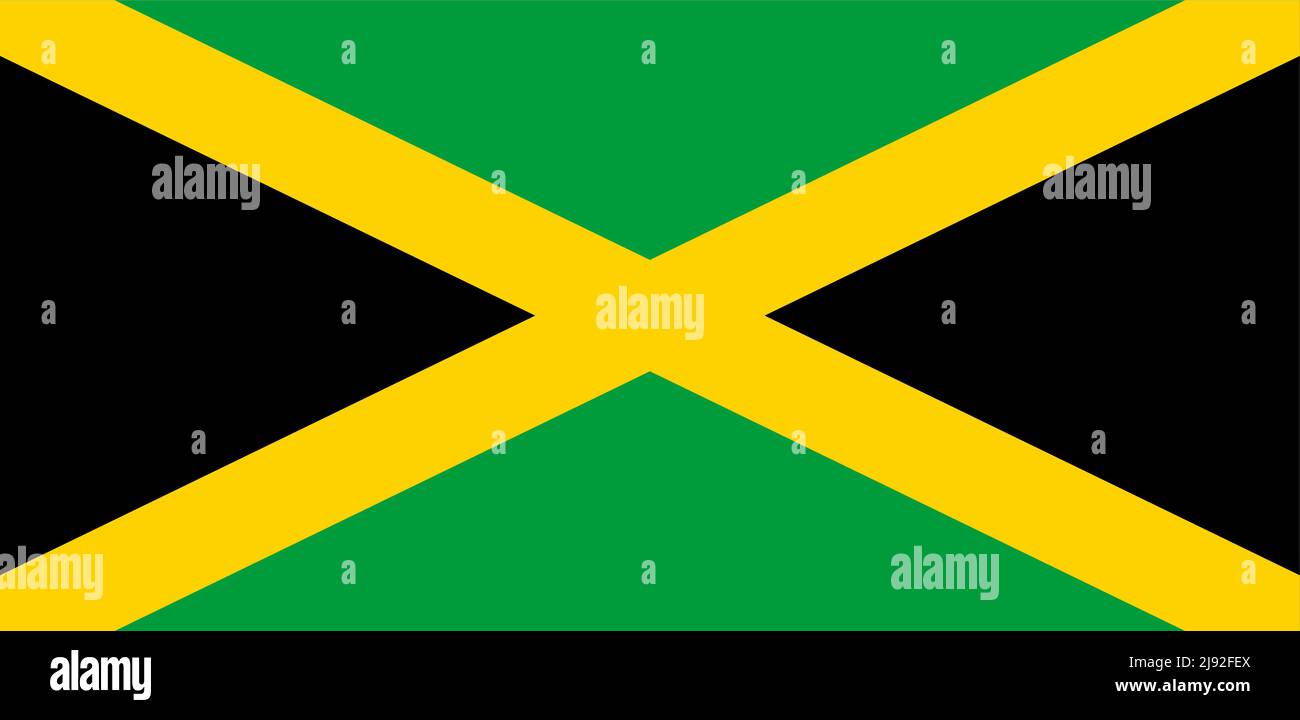 Jamaica Flag vector national dirty silk jamaican icon. Jamaica flag ...