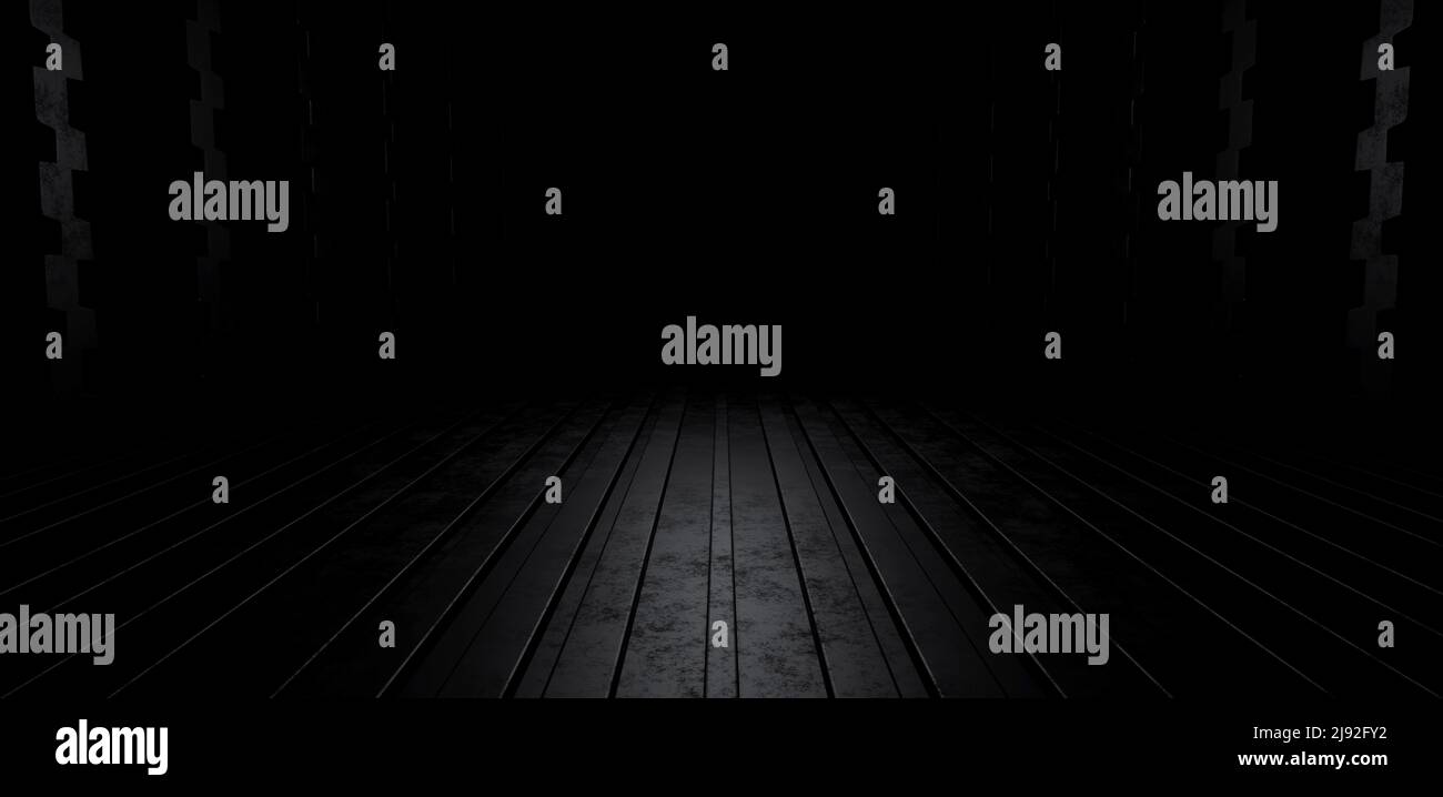 Blank Showroom Showcase Dark Banner Background For Presentations 3D ...