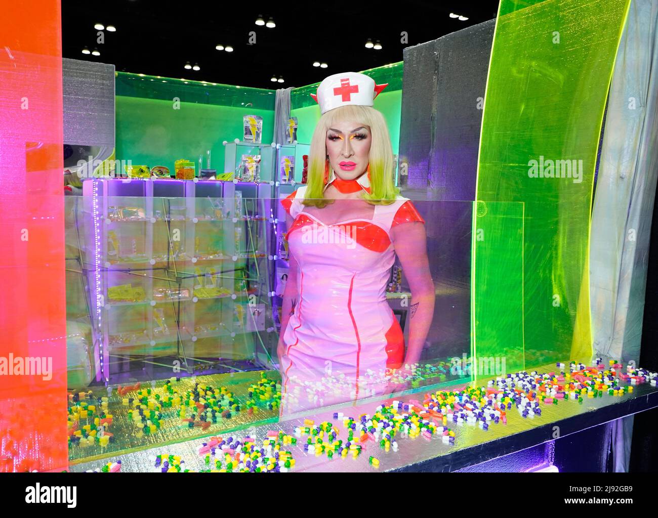 Detox during the 2022 RuPaul DragCon, Day 2, held at the LA Convention ...