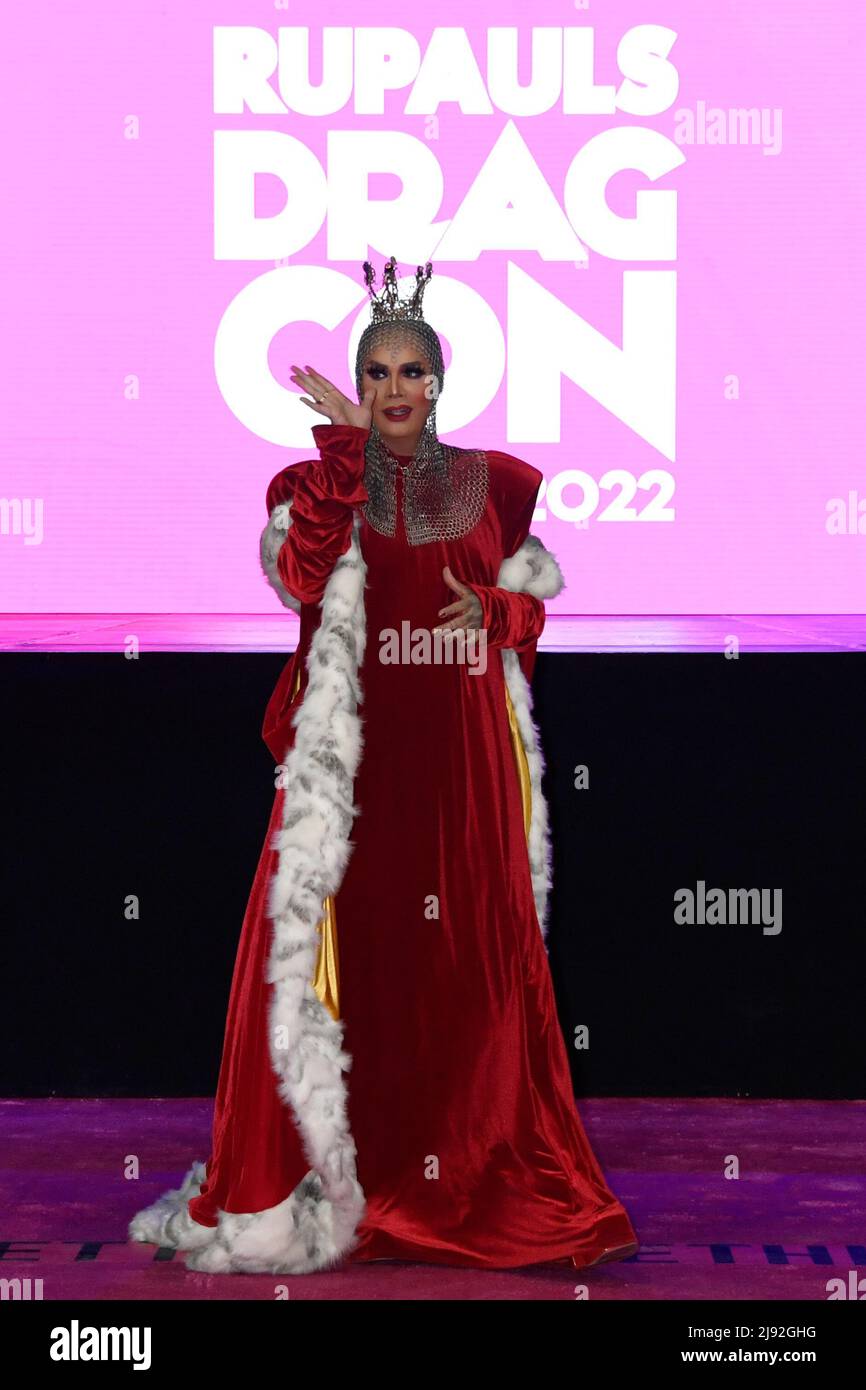 Raja poses during the 2022 Rupaul DragCon, Day 1, held at the LA ...