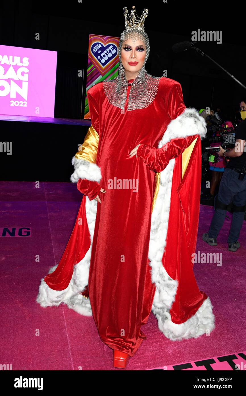 Raja poses during the 2022 Rupaul DragCon, Day 1, held at the LA ...