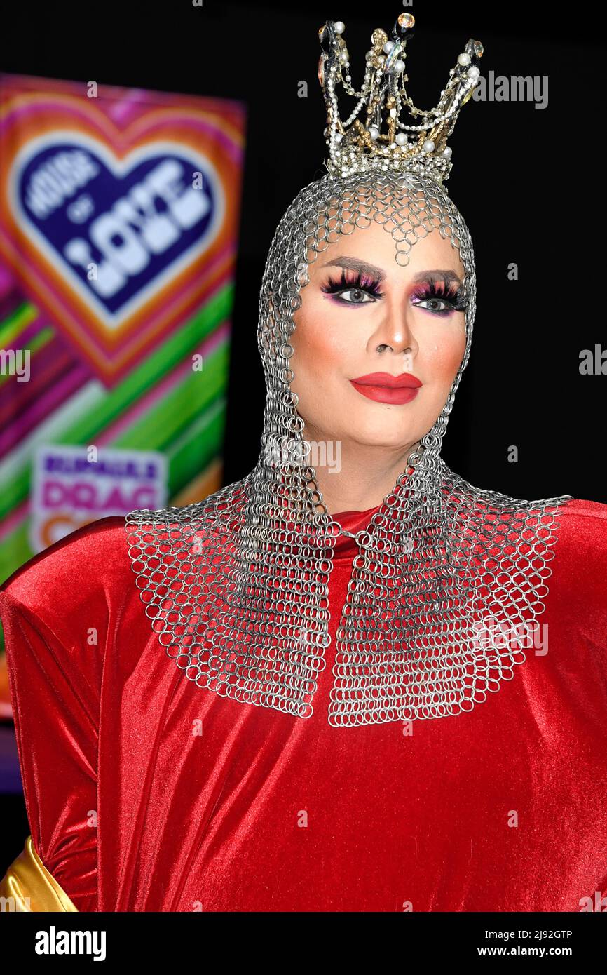 Raja poses during the 2022 Rupaul DragCon, Day 1, held at the LA ...