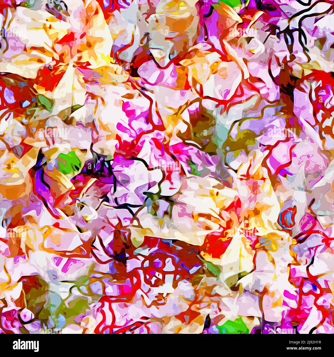 Textile and wallpaper patterns. A printable digital illustration work ...