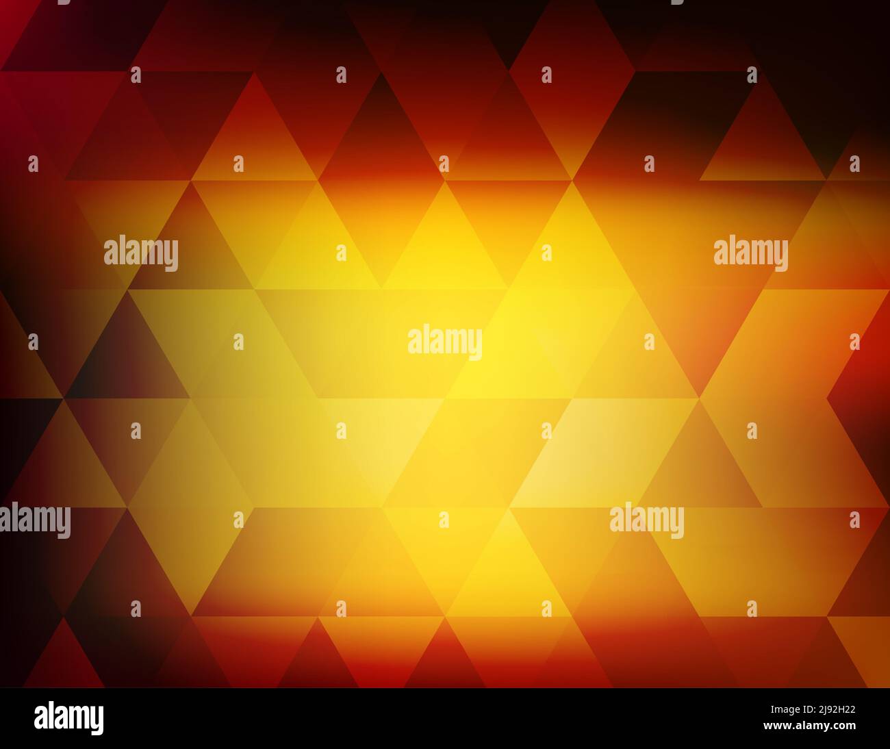 Abstarct dark red and yellow horizontal pattern with triangles. Vector ...