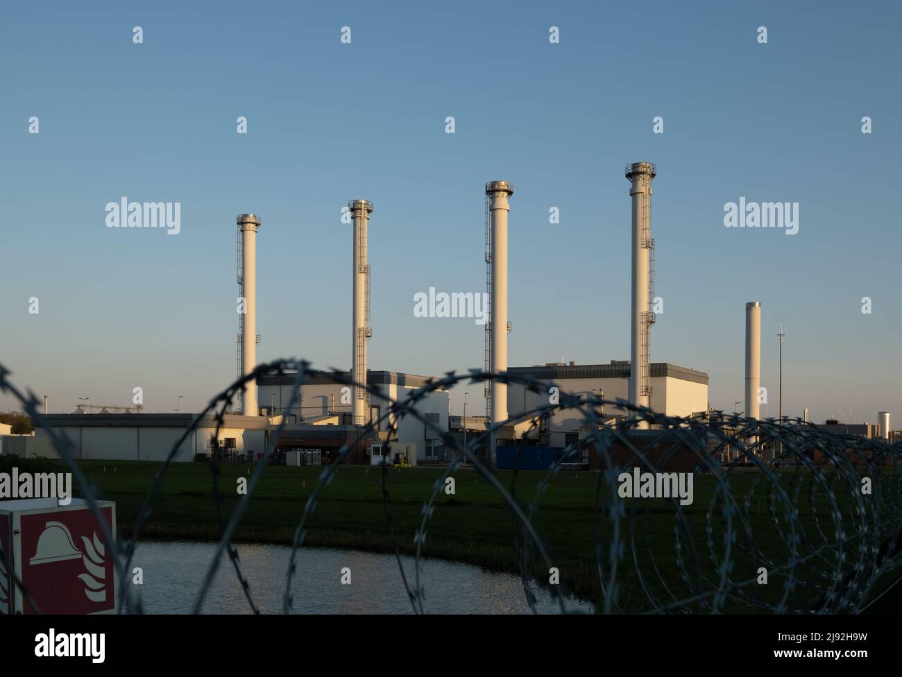 23.04.2022, Rehden, Lower Saxony, Germany - Rehden natural gas storage ...